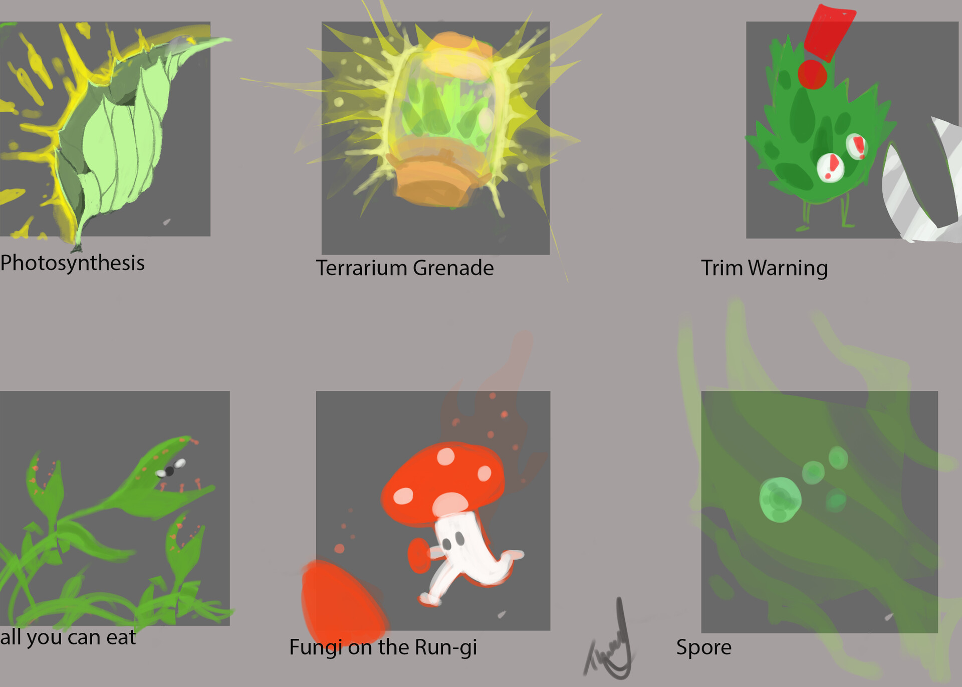 ArtStation - Plant RPG Ui Ideas