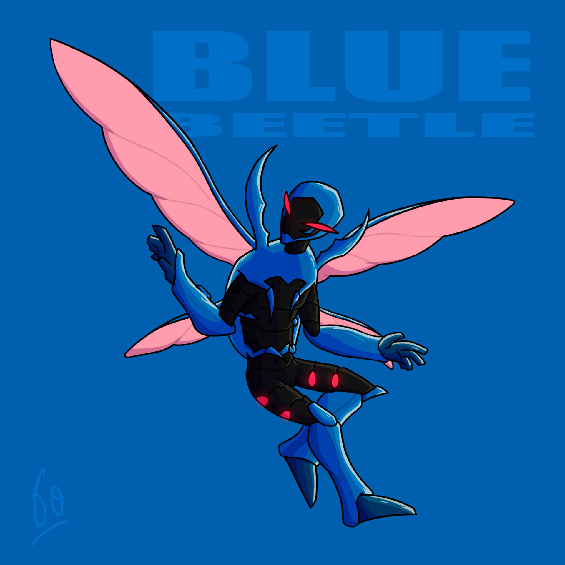 ArtStation - 🔹️Blue Beetle redisign🔹️
