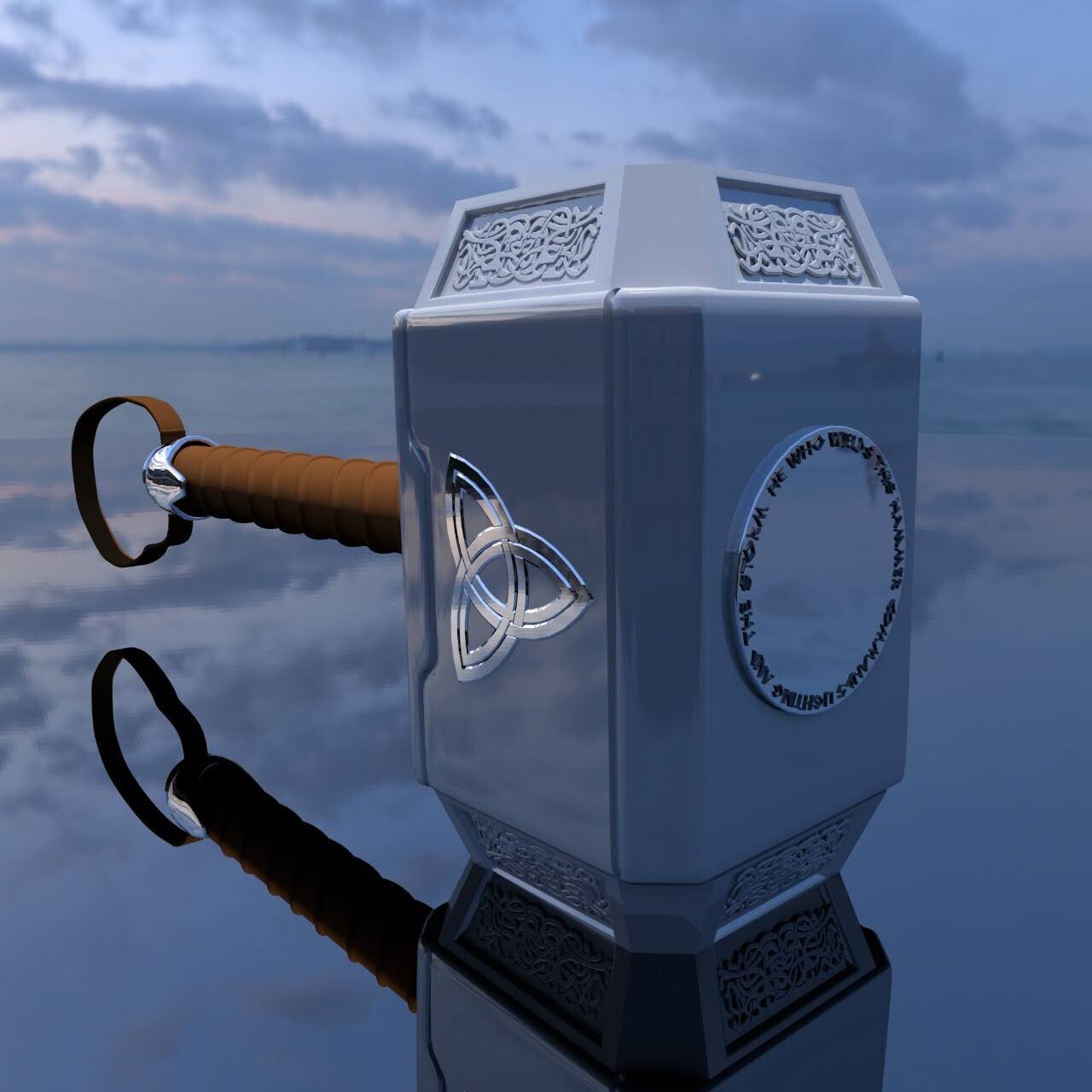 ArtStation - ERES DIGNO? MJOLNIR 3D