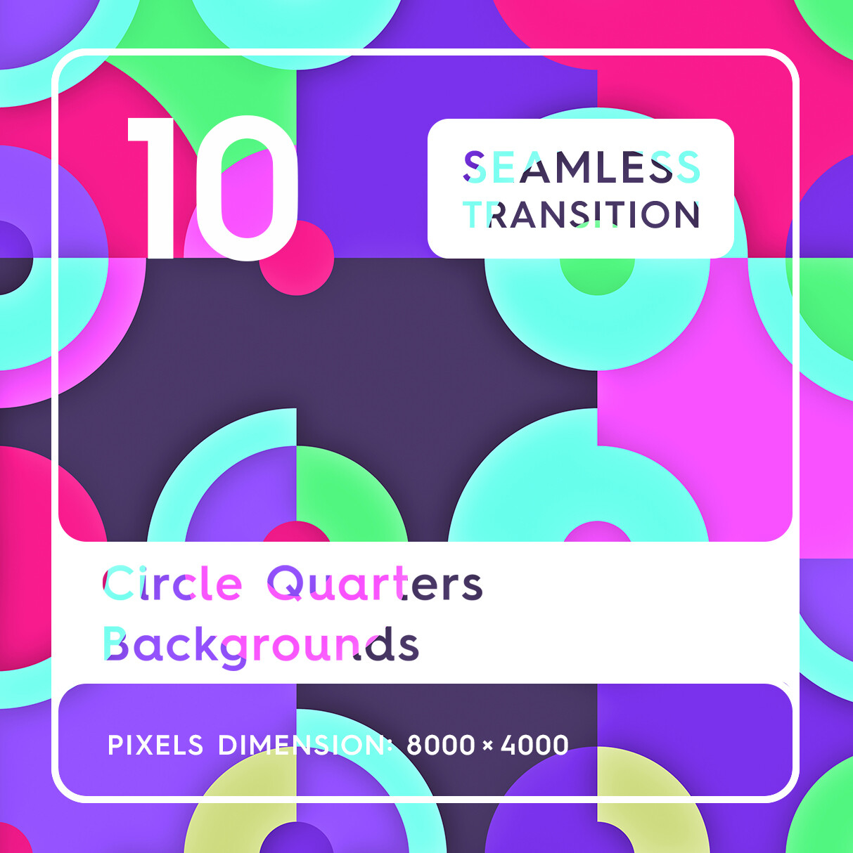 Alexander Nedviga - 10 Circle Quarters Backgrounds