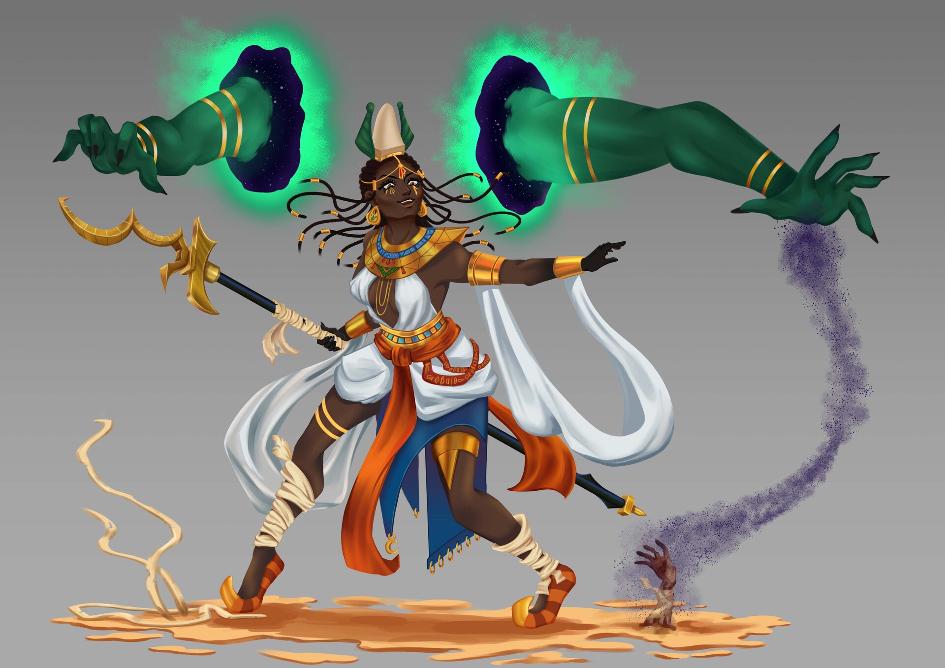 ArtStation - Asenath, The Depraved High Priestess (Necromancer)