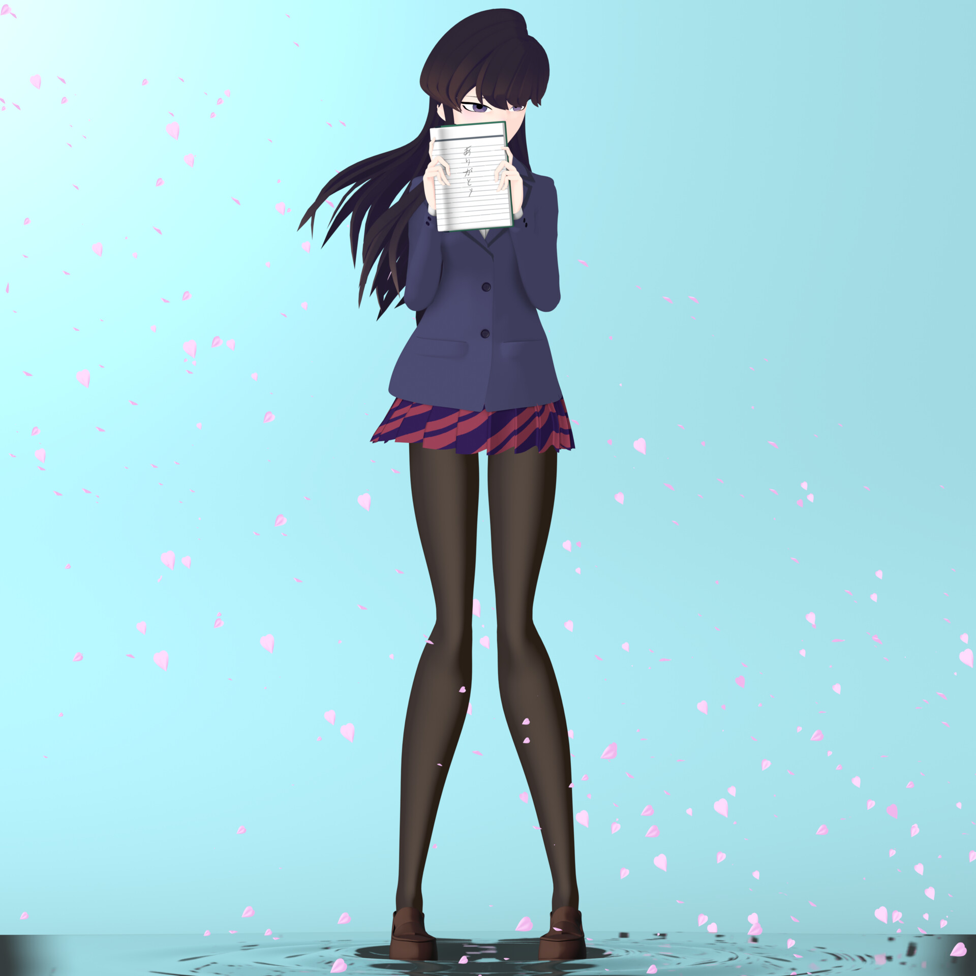 ArtStation - Komi Shouko - Komi Can't Communicate