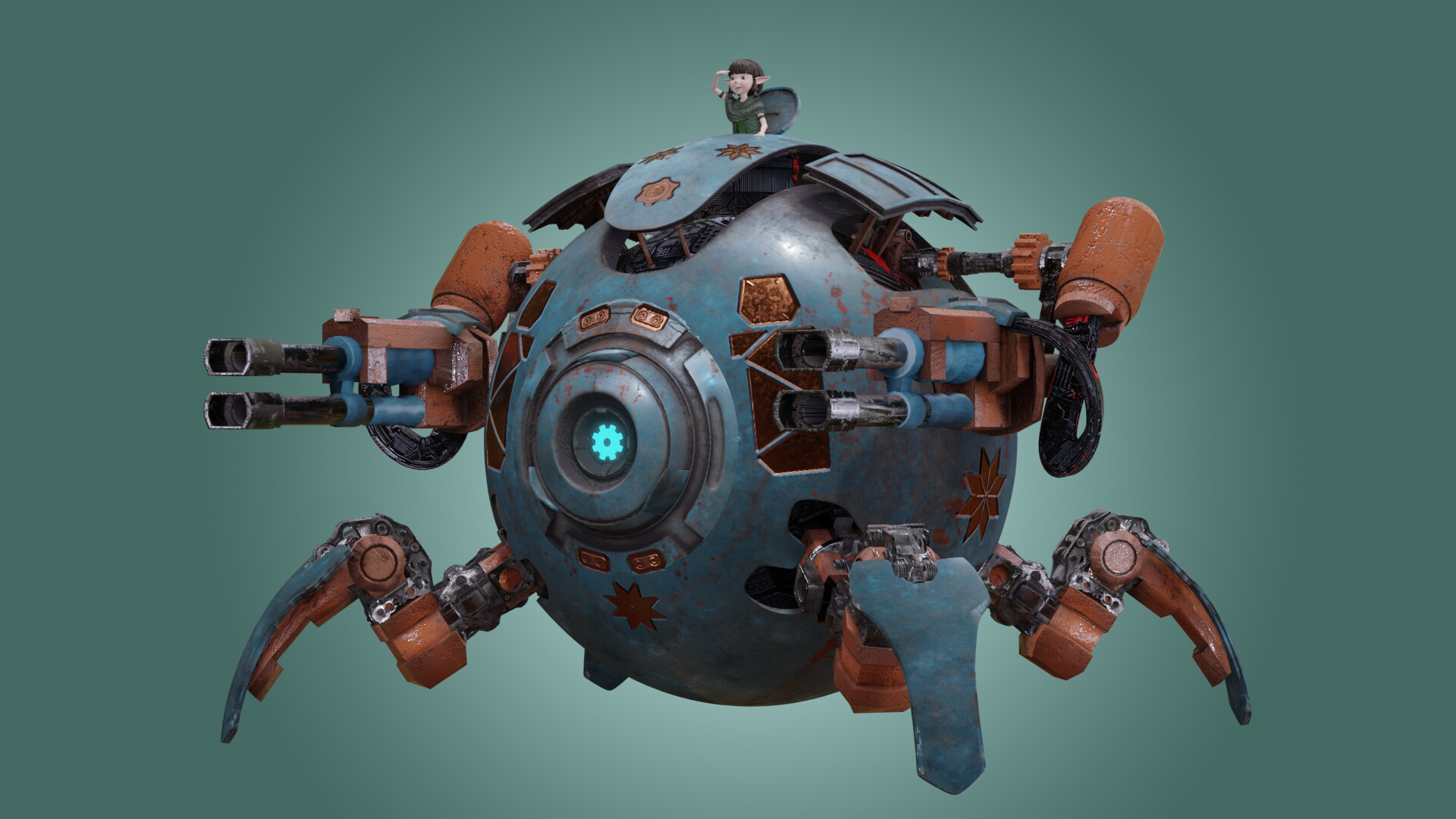 ArtStation - Battle Bot 001