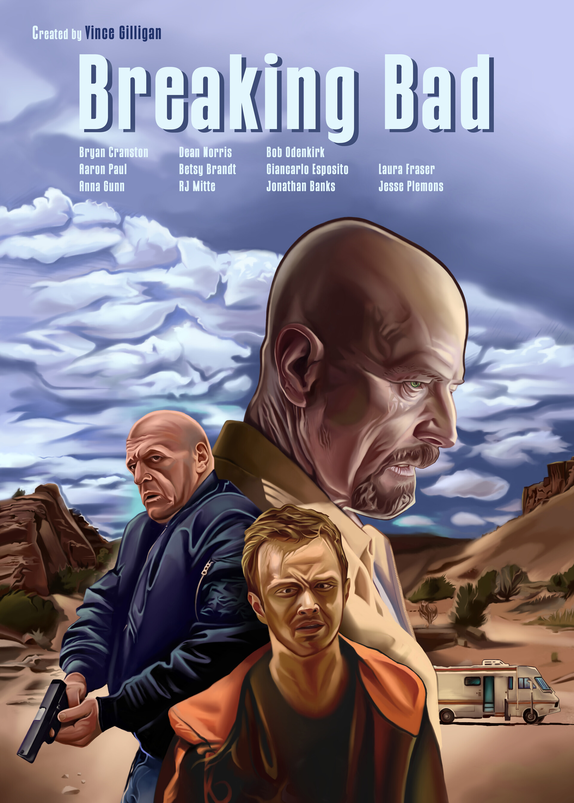 Aaron Paul Breaking Bad Poster