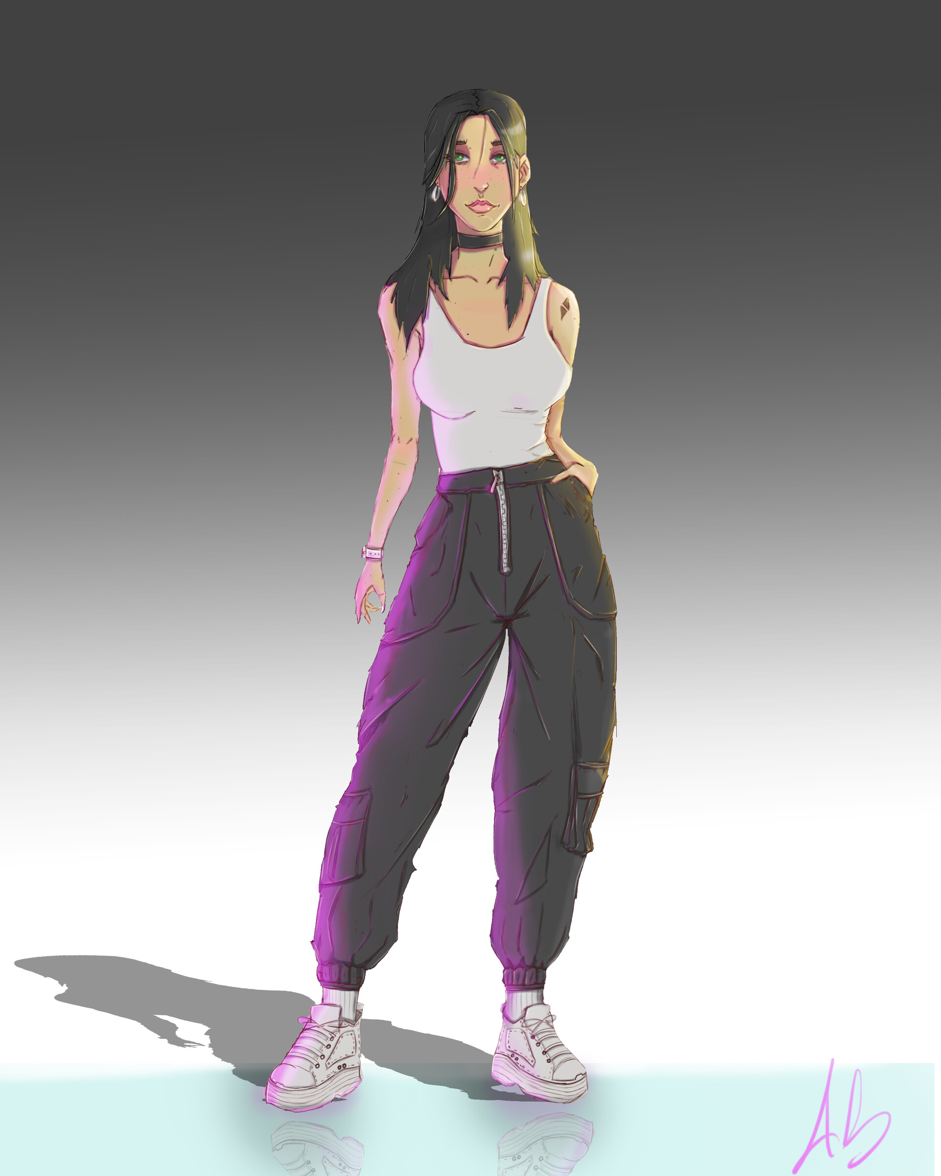 ArtStation - Model Girl Desing