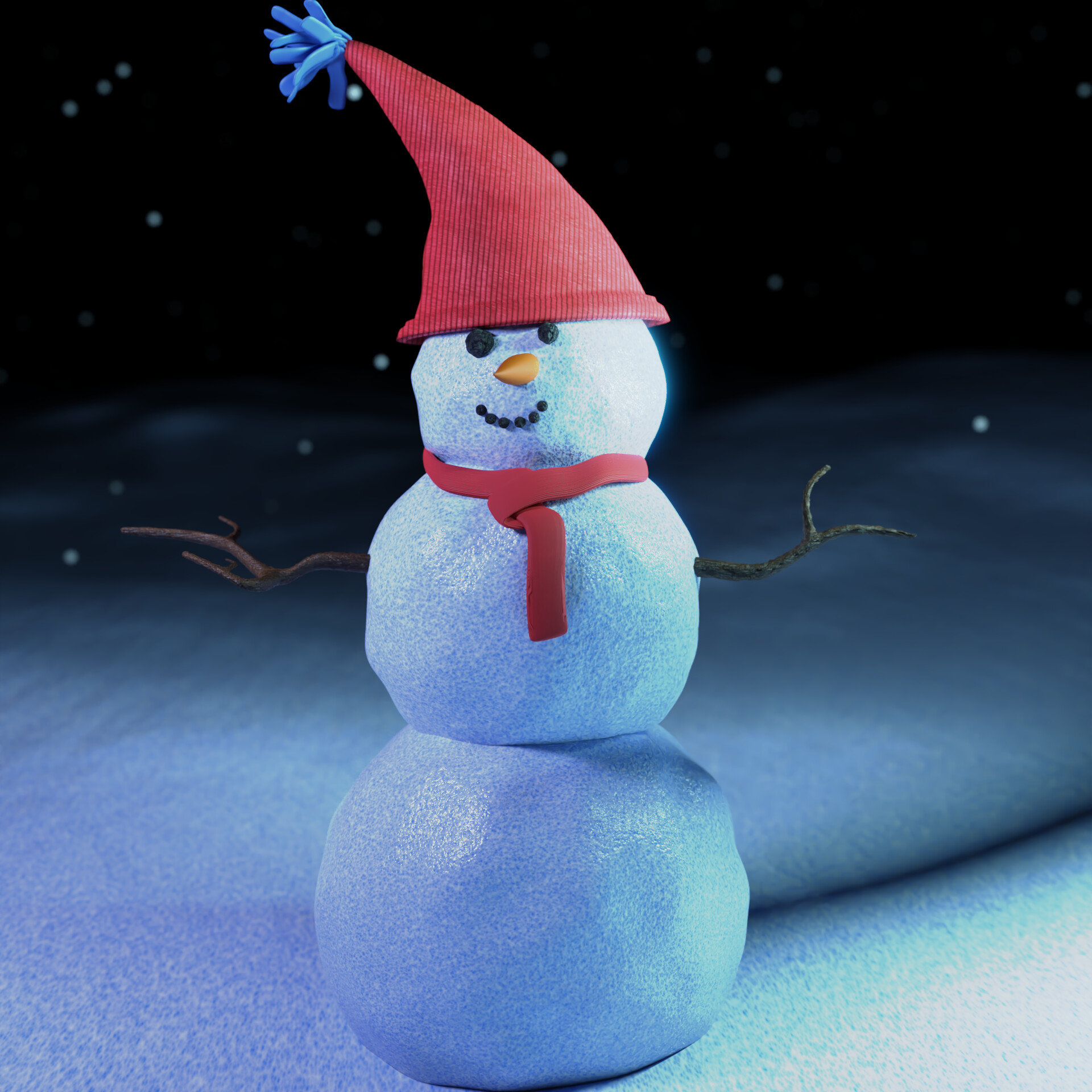 ArtStation - Stylized Snowman