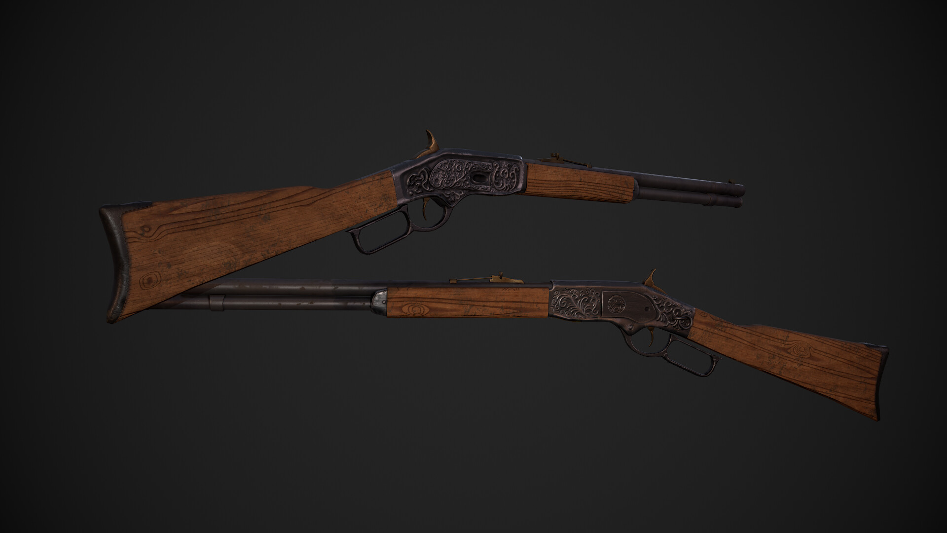 ArtStation - Winchester Inspired Rifle