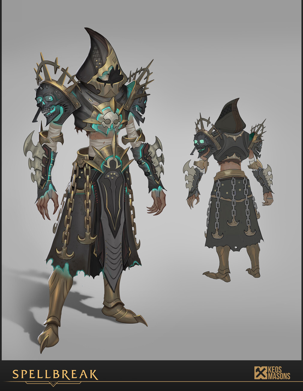 KEOS MASONS - Death Incarnate and Reaper's Scythe (Concept Art)