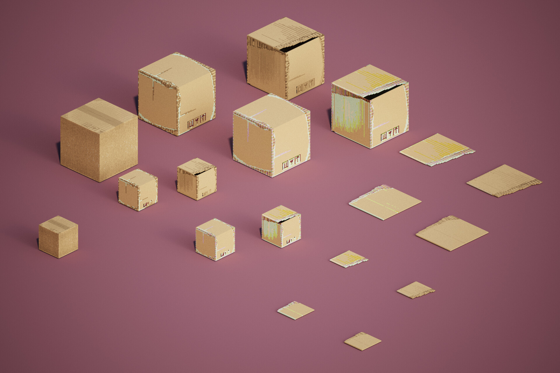 ArtStation - carton box