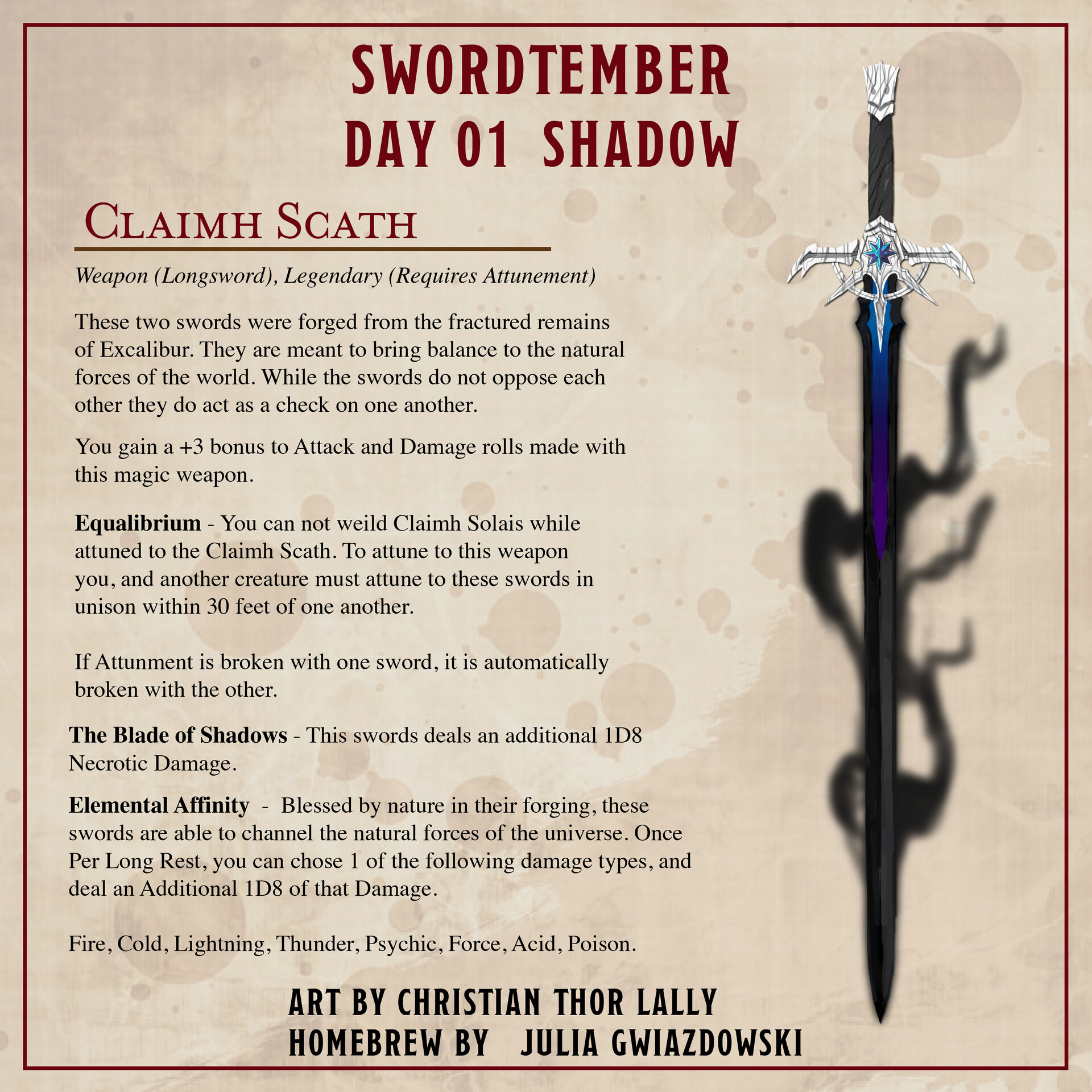 ArtStation - Swordtember 2021 Part 01