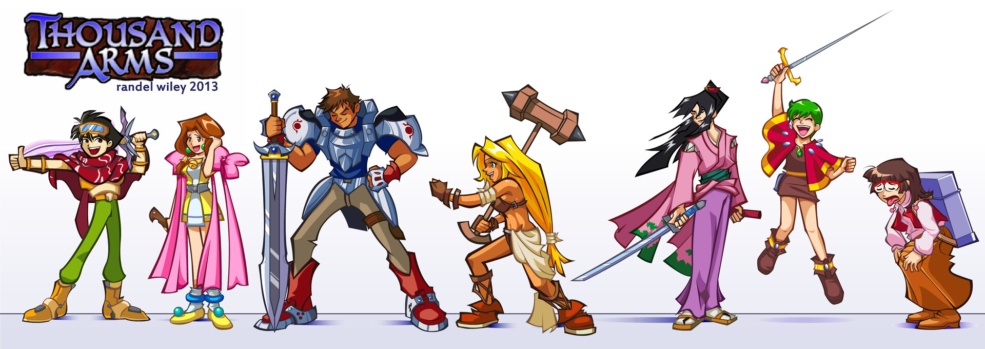 ArtStation - Thousand Arms Restylized Vectors