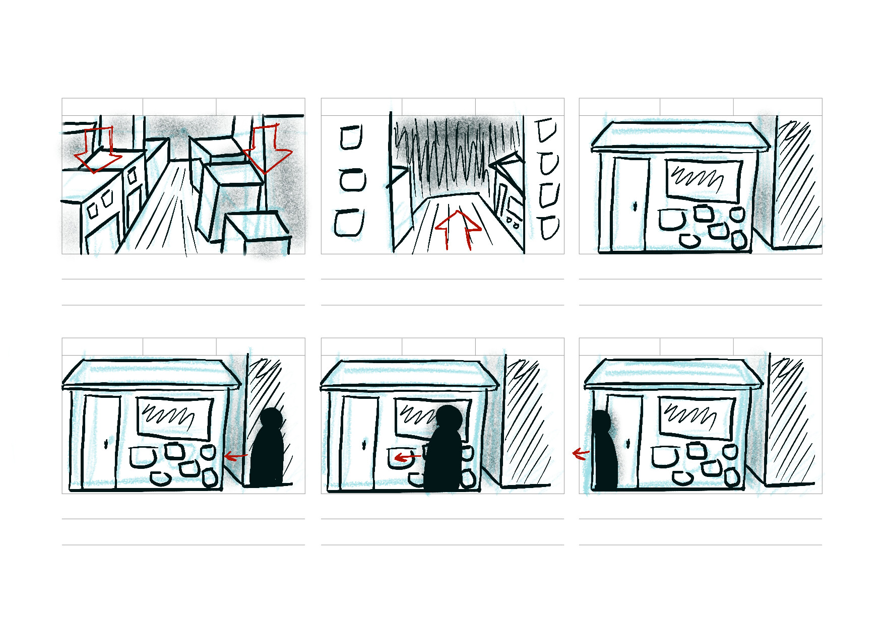 ArtStation - Storyboard to Previsualization project