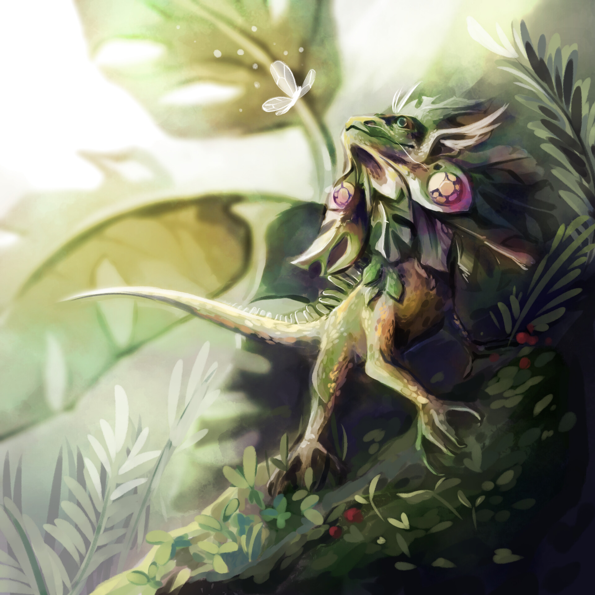 ArtStation - Leaf Lizard