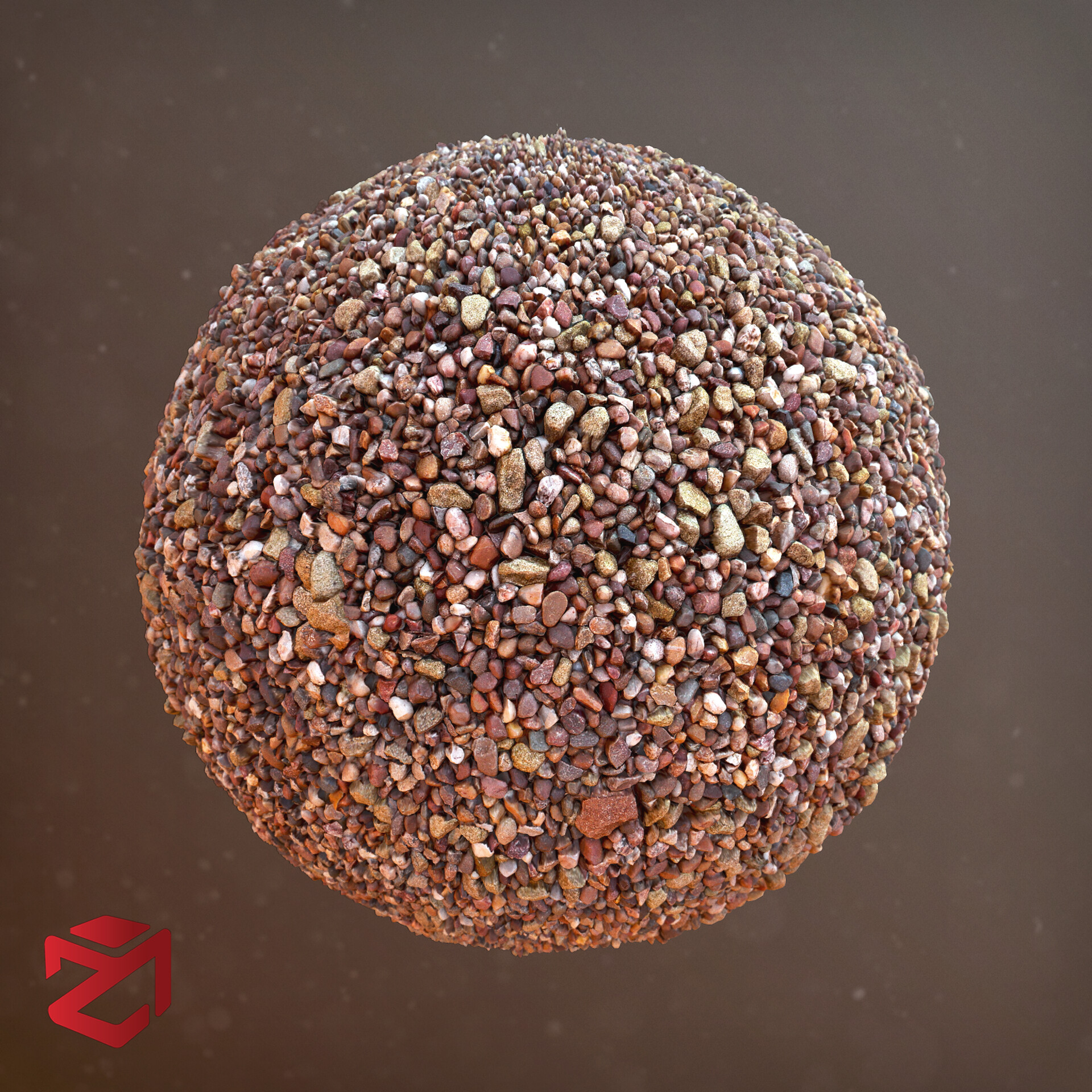 ArtStation - Pebbles - Material Scan