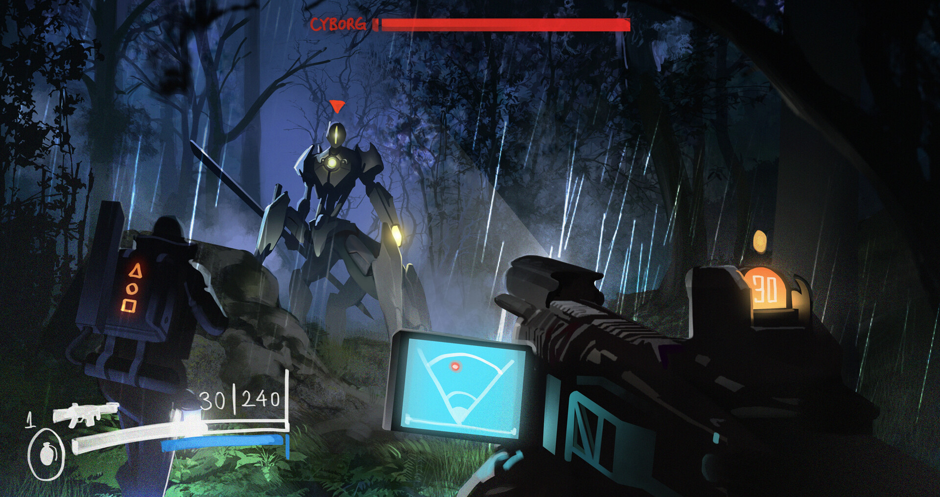 ArtStation - Cyborg Hunting