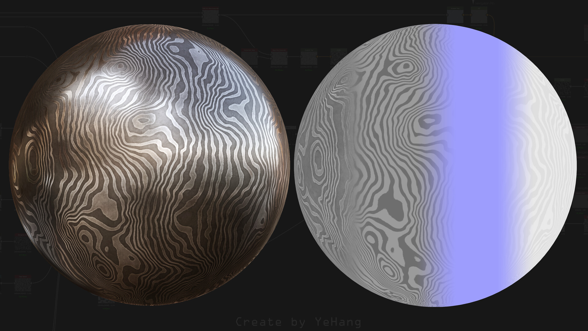 Ye Hang - Damascus Steel Material