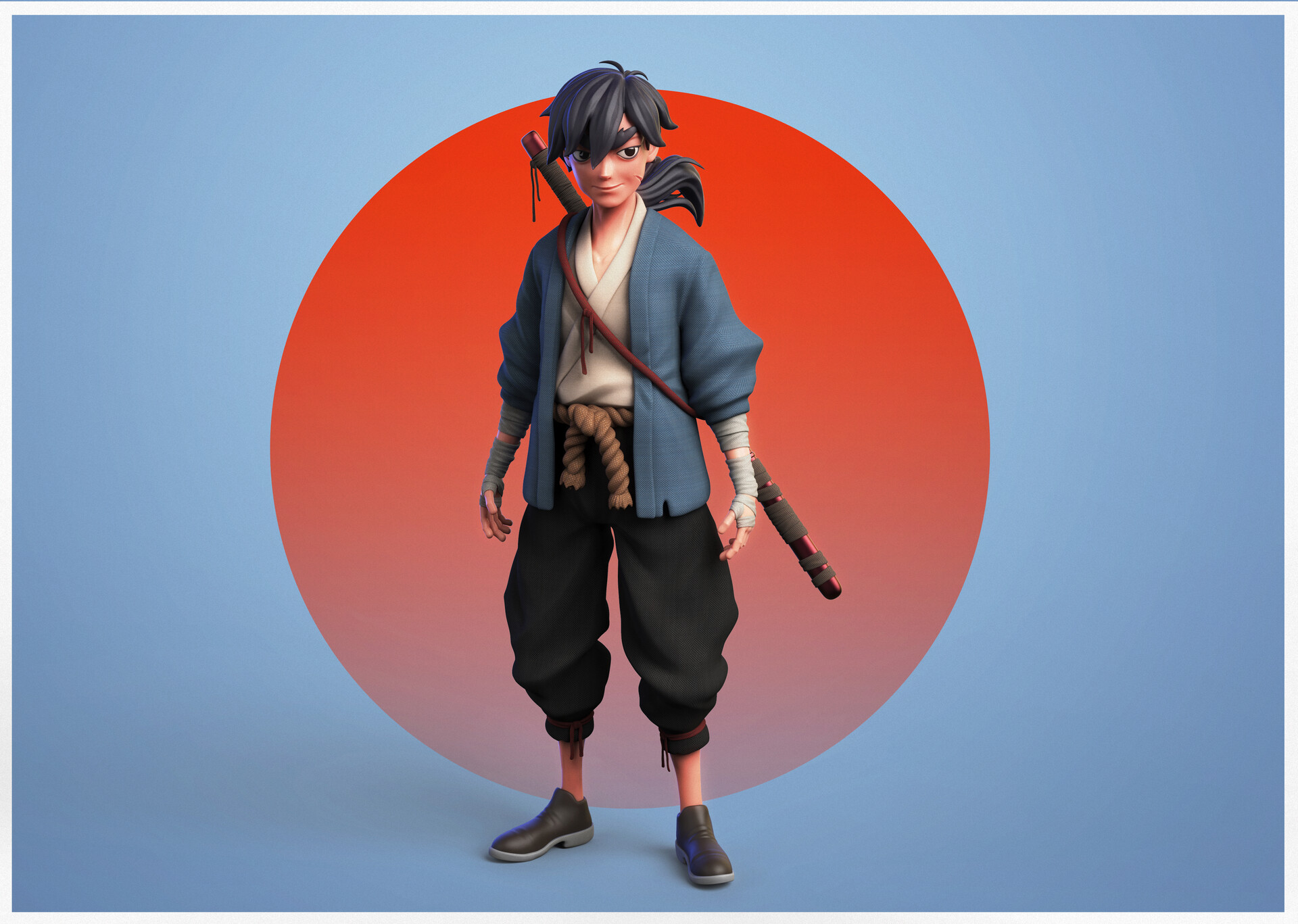 ArtStation - Samurai Boy