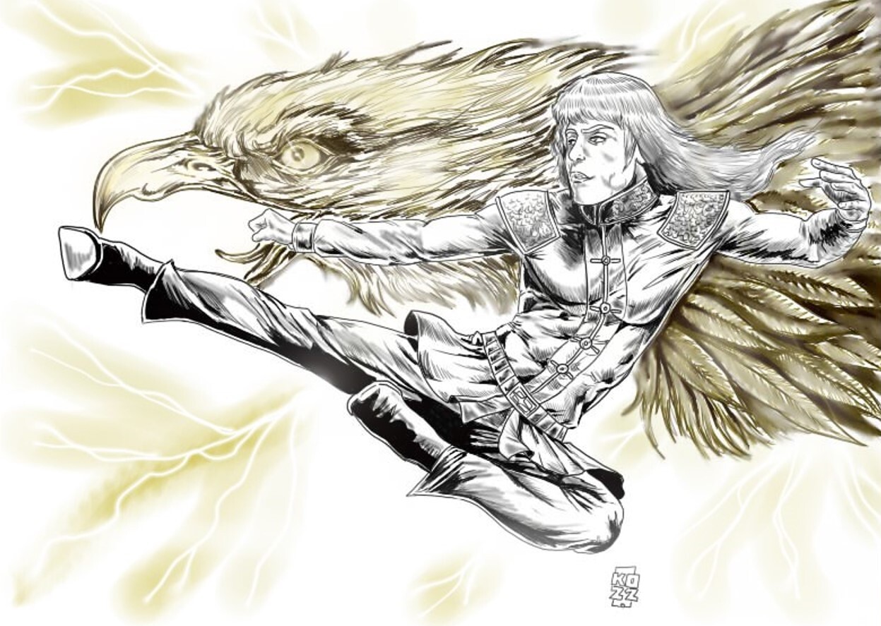 ArtStation - Hokuto no ken - shin Golden bloody beak