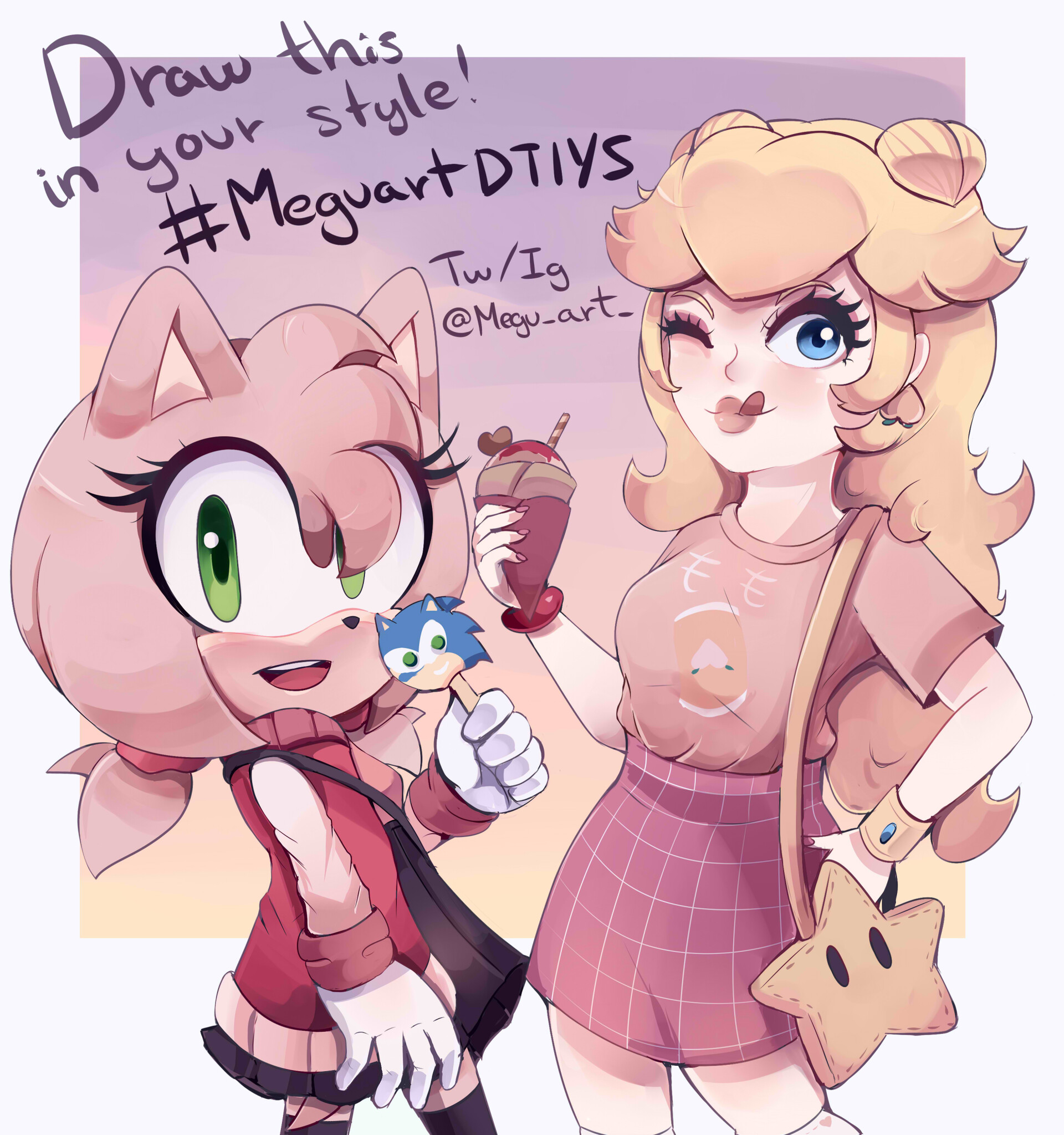 Artstation Amy And Peach