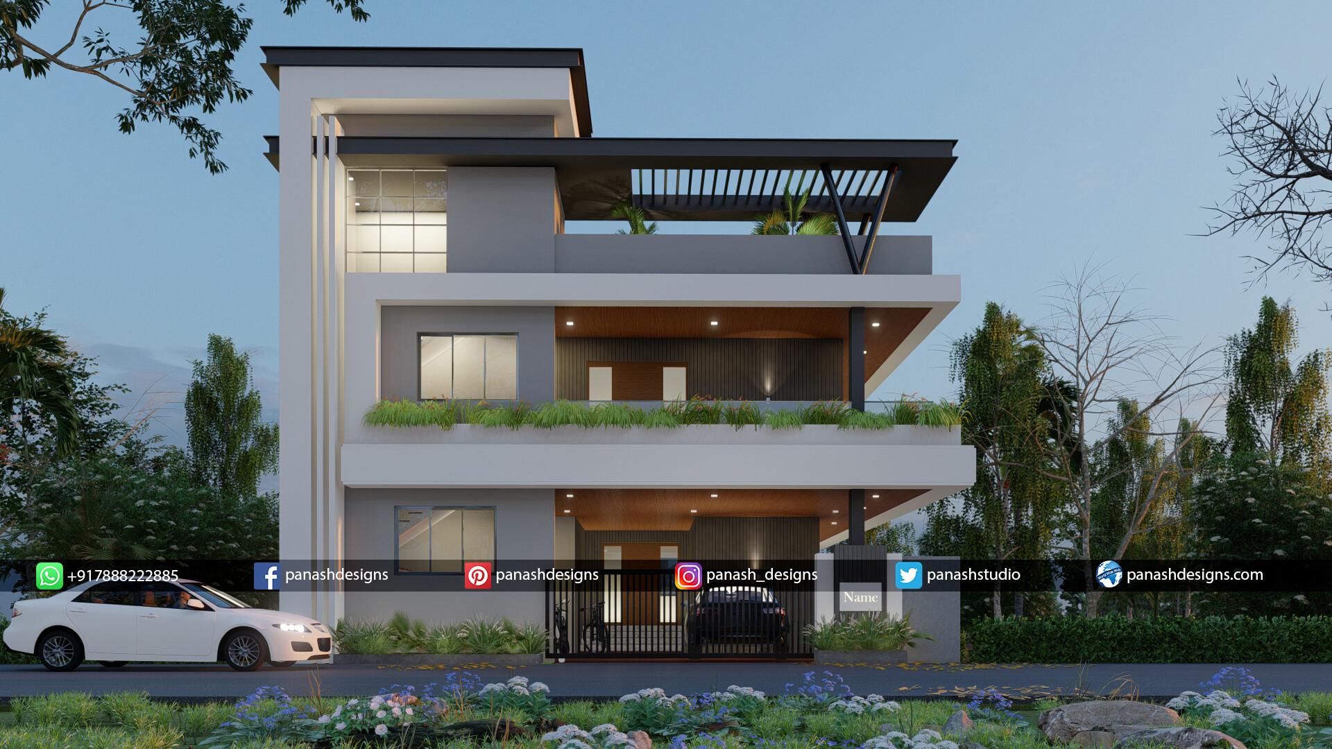 Draw Online House Design Panash Designs Modern House Design | 3D