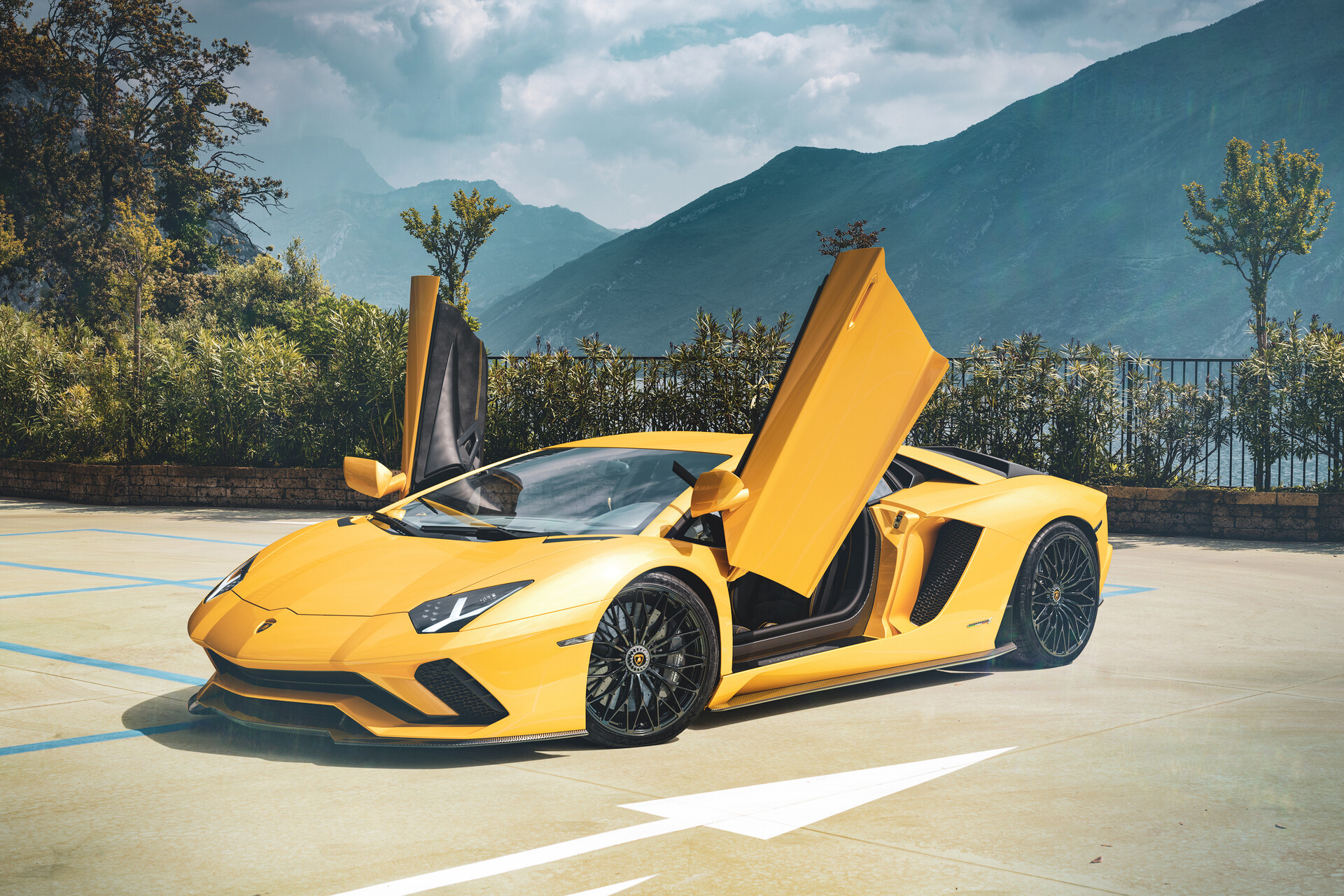 Lamborghini Aventador Yellow Wallpaper Hd