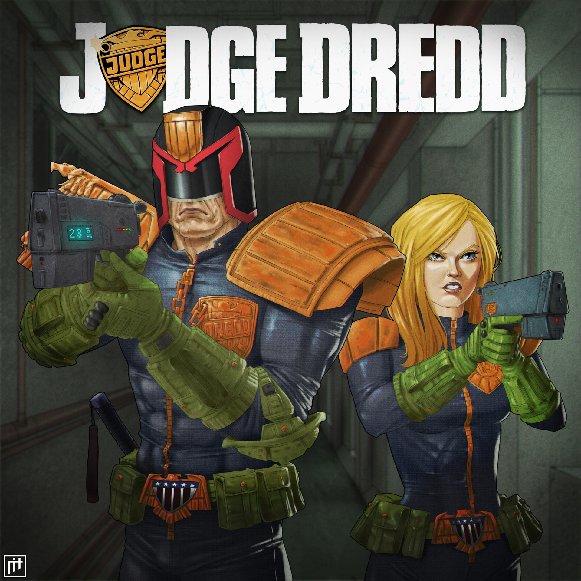 ArtStation - Judge Dredd Fanart