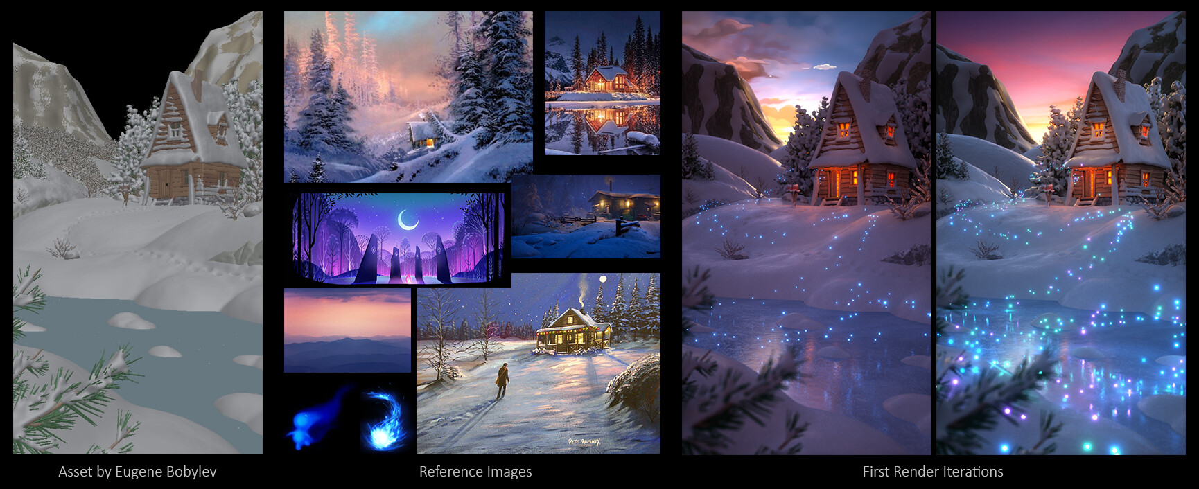 Giulia Filippini - Winter Cabin - Will-o'-the-wisp