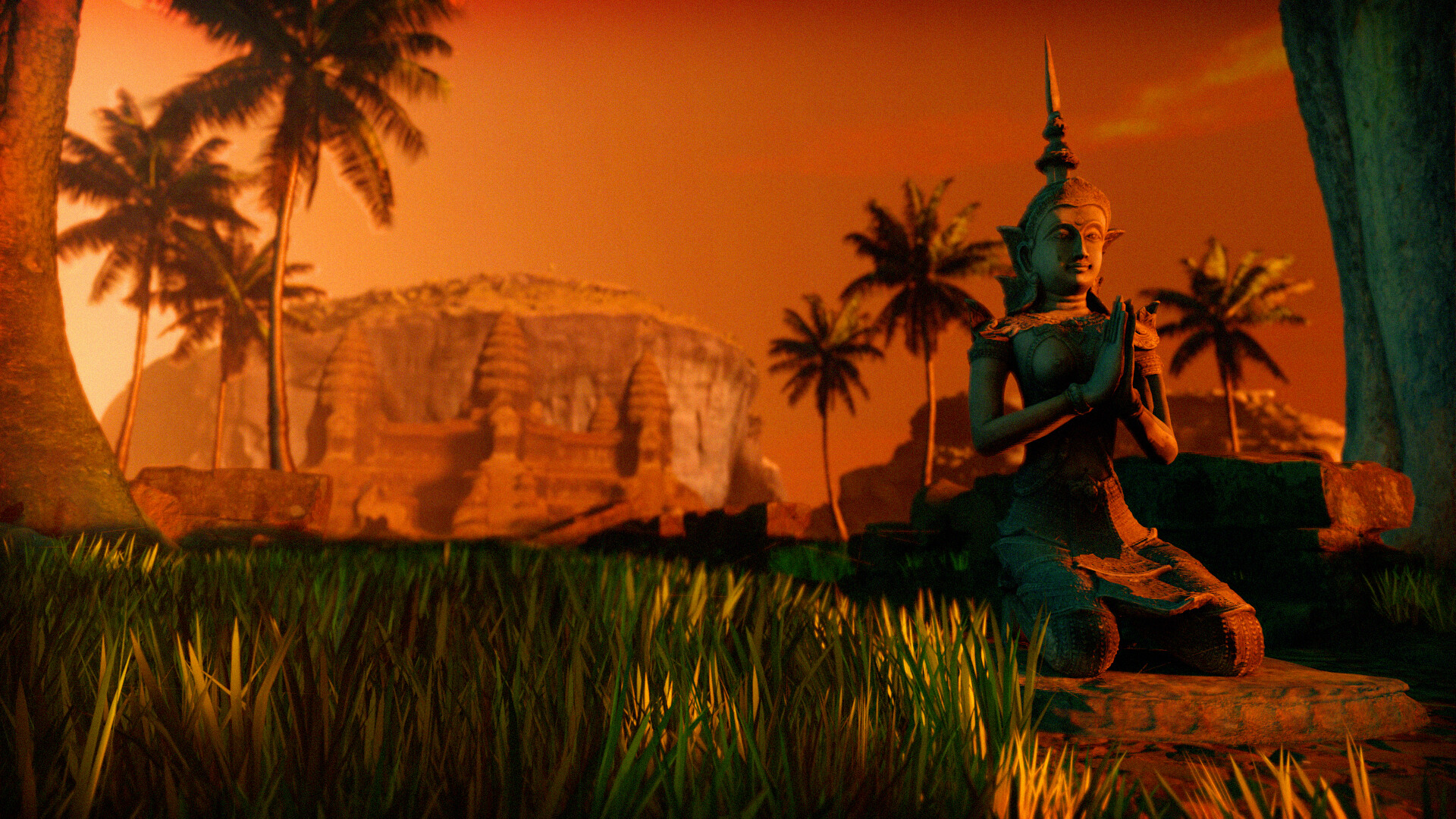 ArtStation - 3D Artwoks and 2D sketch - AYATANA (video game project)