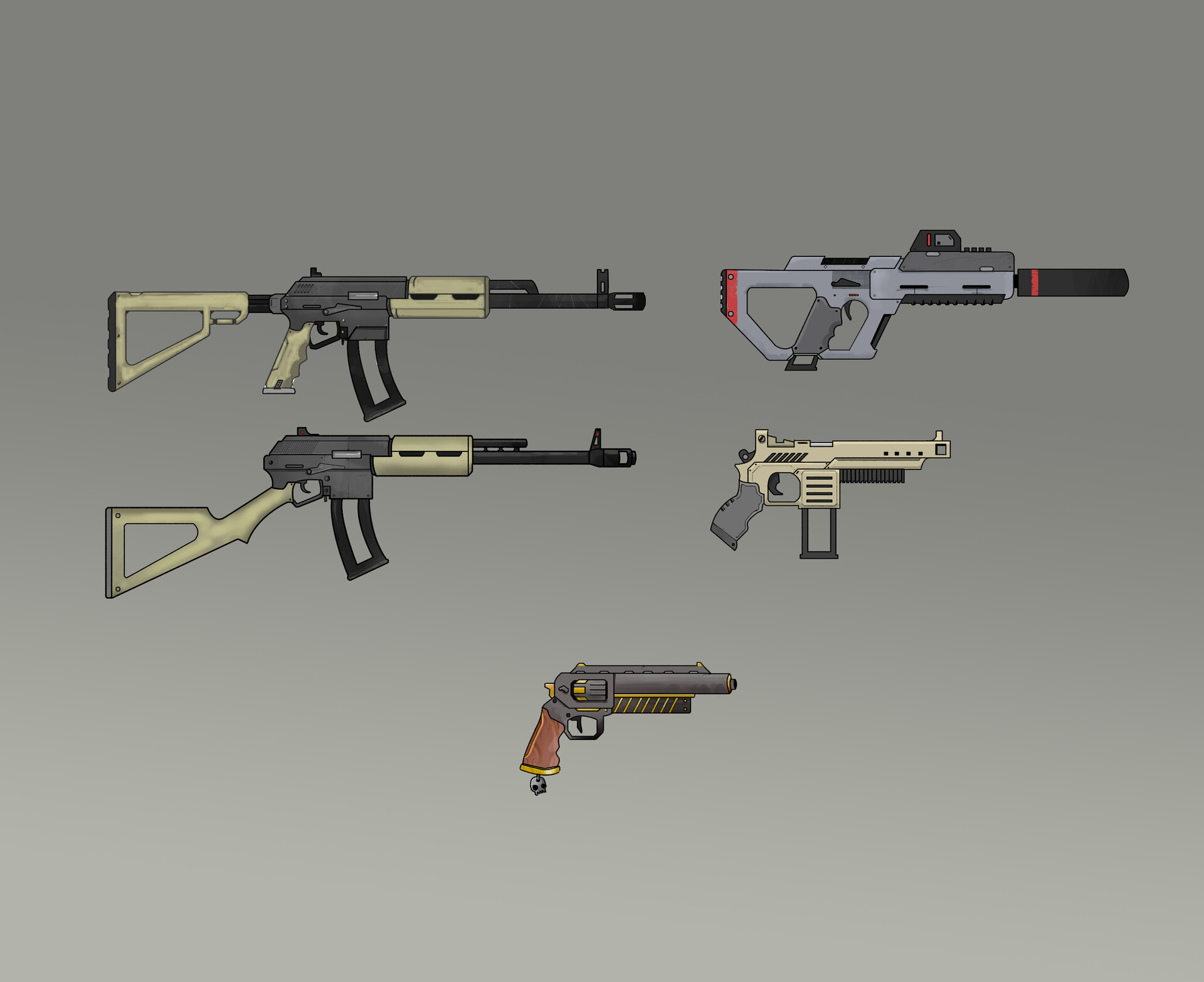 ArtStation - Concept weapons