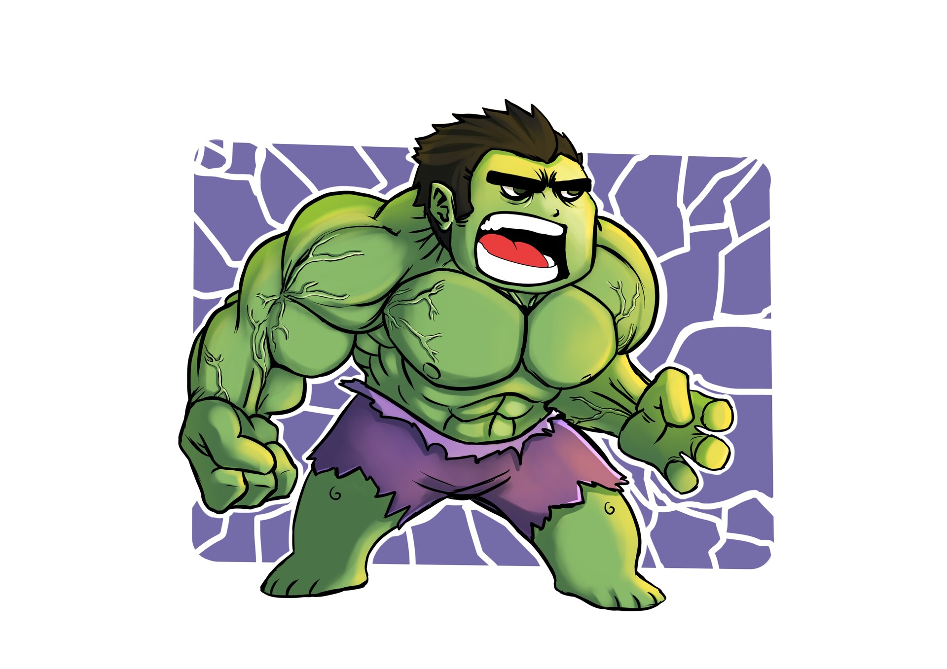Chibi Hulk Avengers