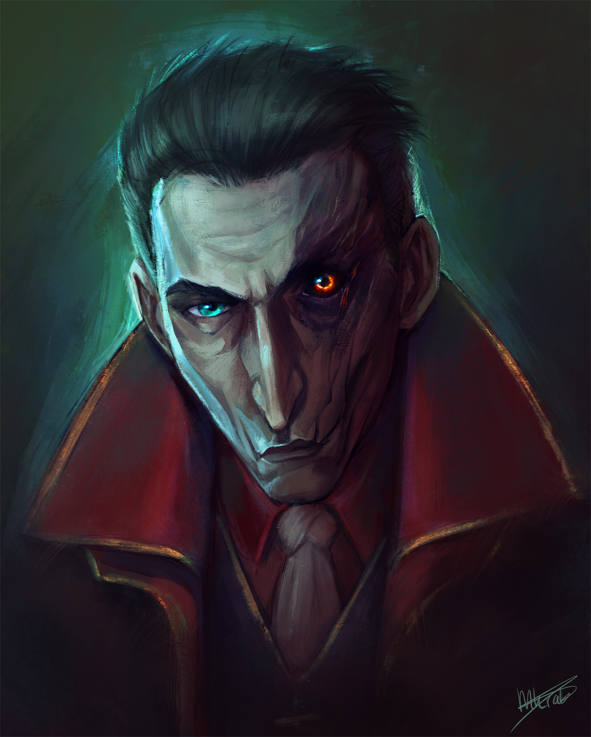 ArtStation - Painterly Silco Portrait