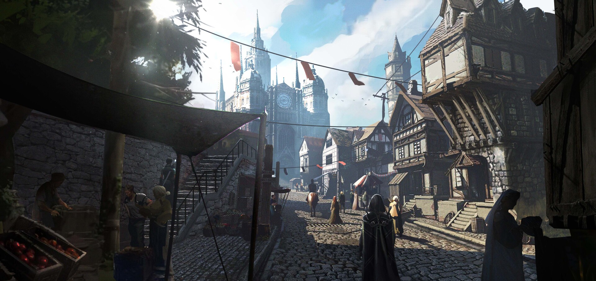 ArtStation - Medieval Street