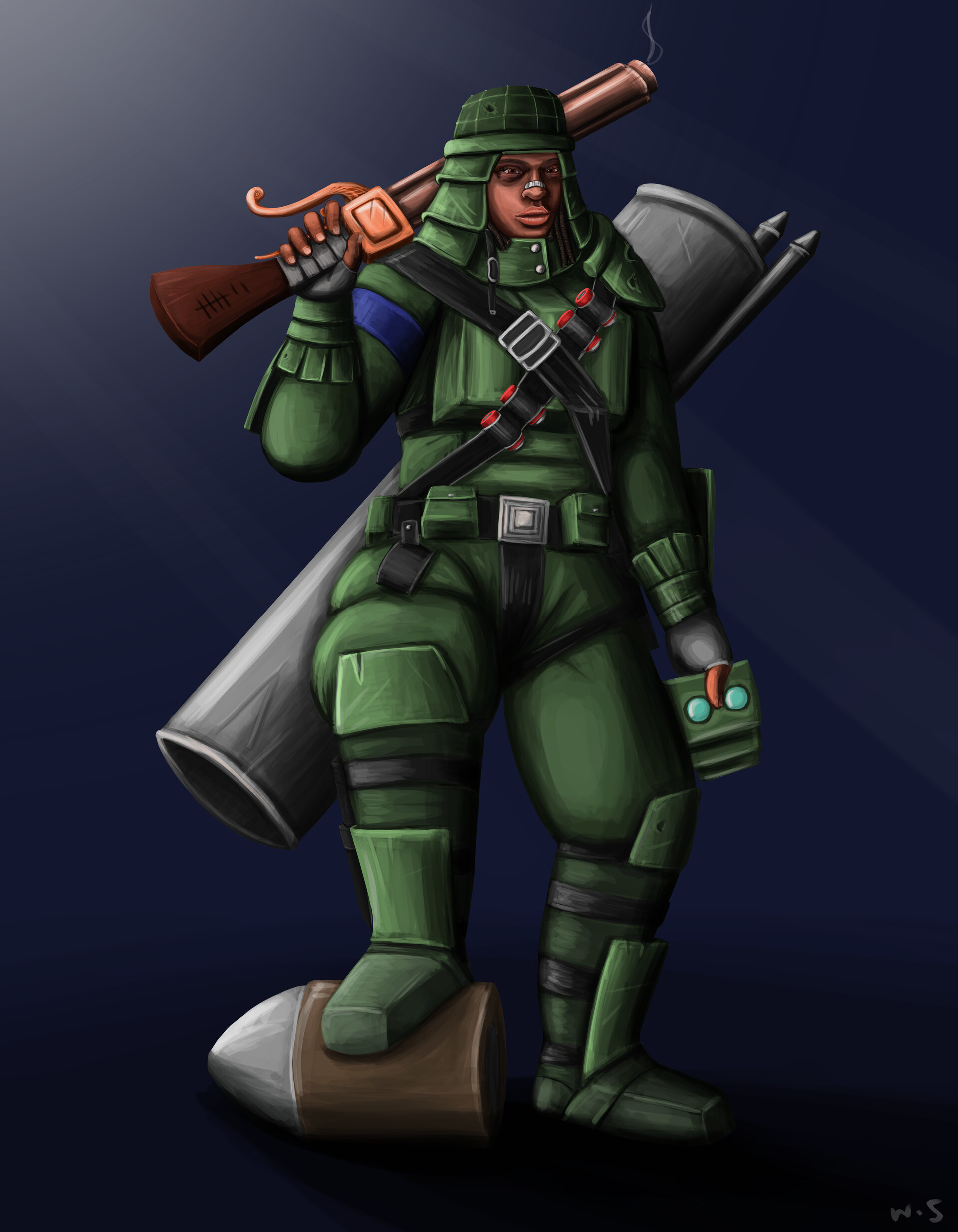 ArtStation - Mortar-Shell Belle