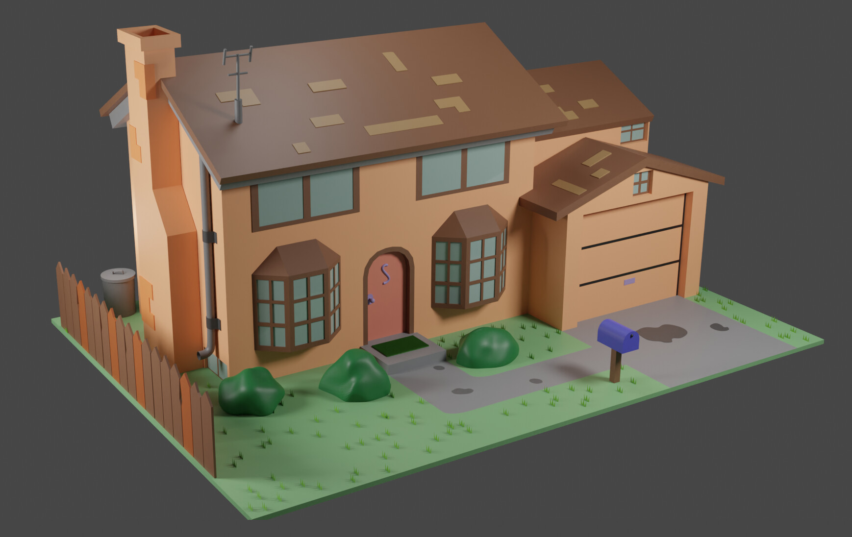 ArtStation - Simpsons house