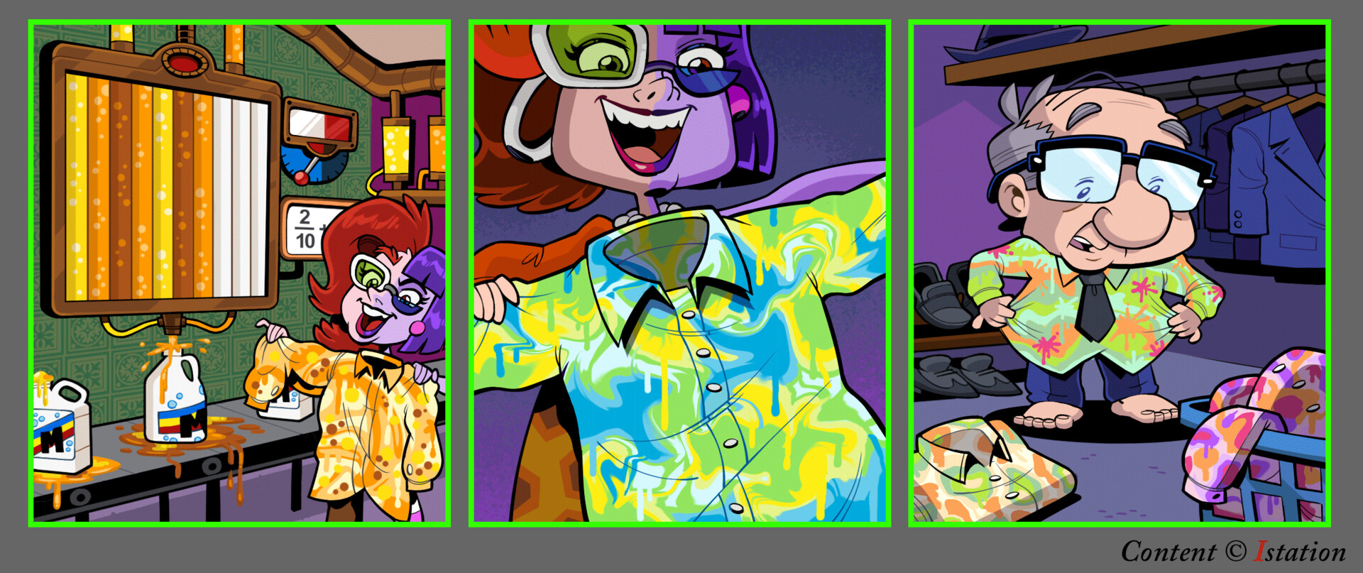 ArtStation - Miss Match Intro Cards (Istation)