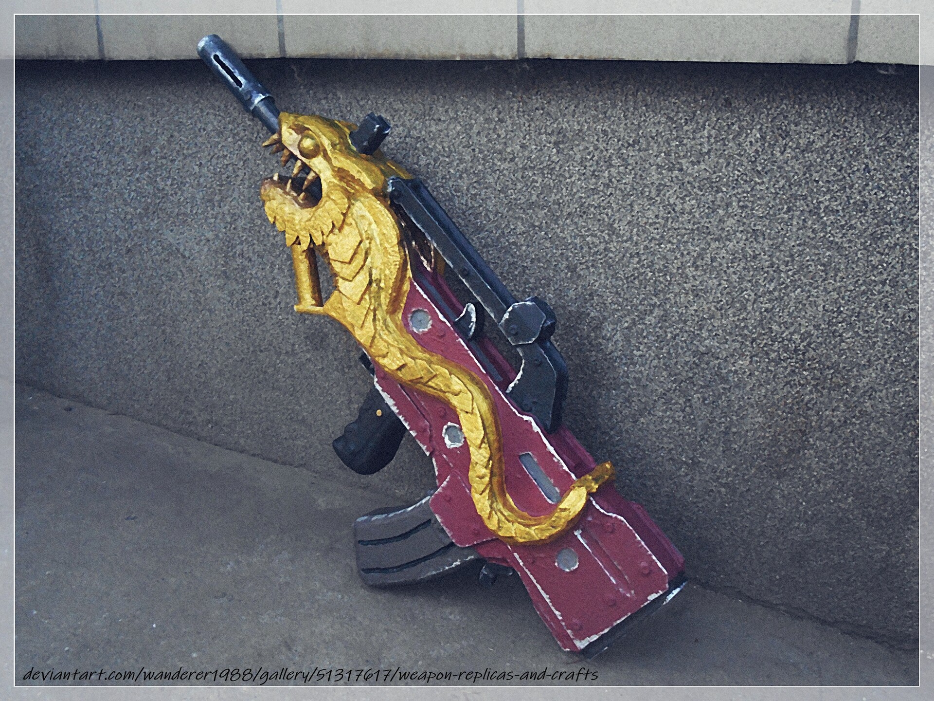 ArtStation - Dragonfire Assault Rifle 02