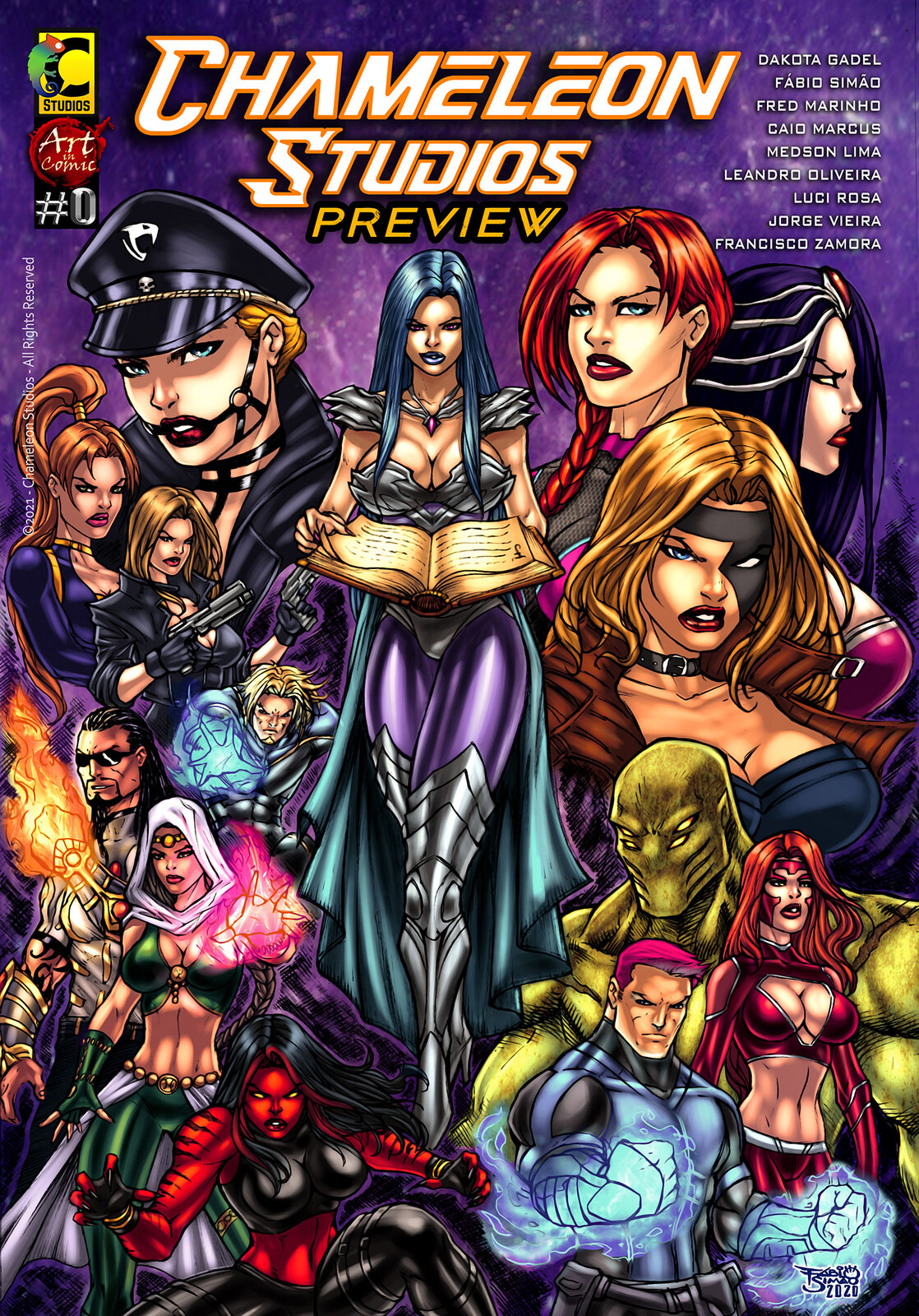 Fábio Simão - Chameleon Studios Preview - Characters Jam Cover