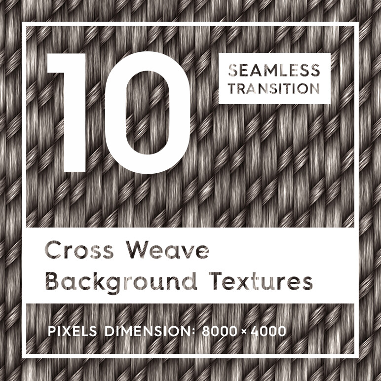 ArtStation - 10 Cross Weave Textures