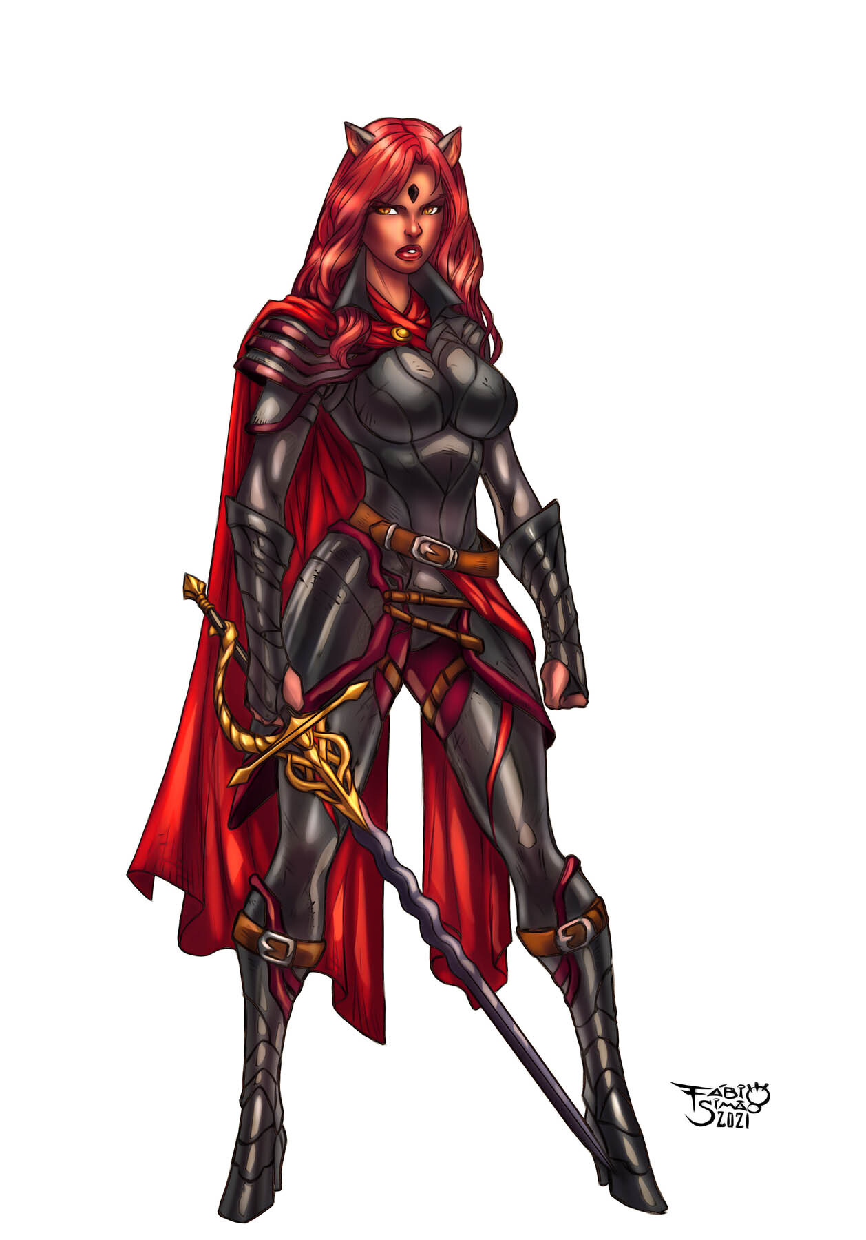 ArtStation - Cat Lady Warrior