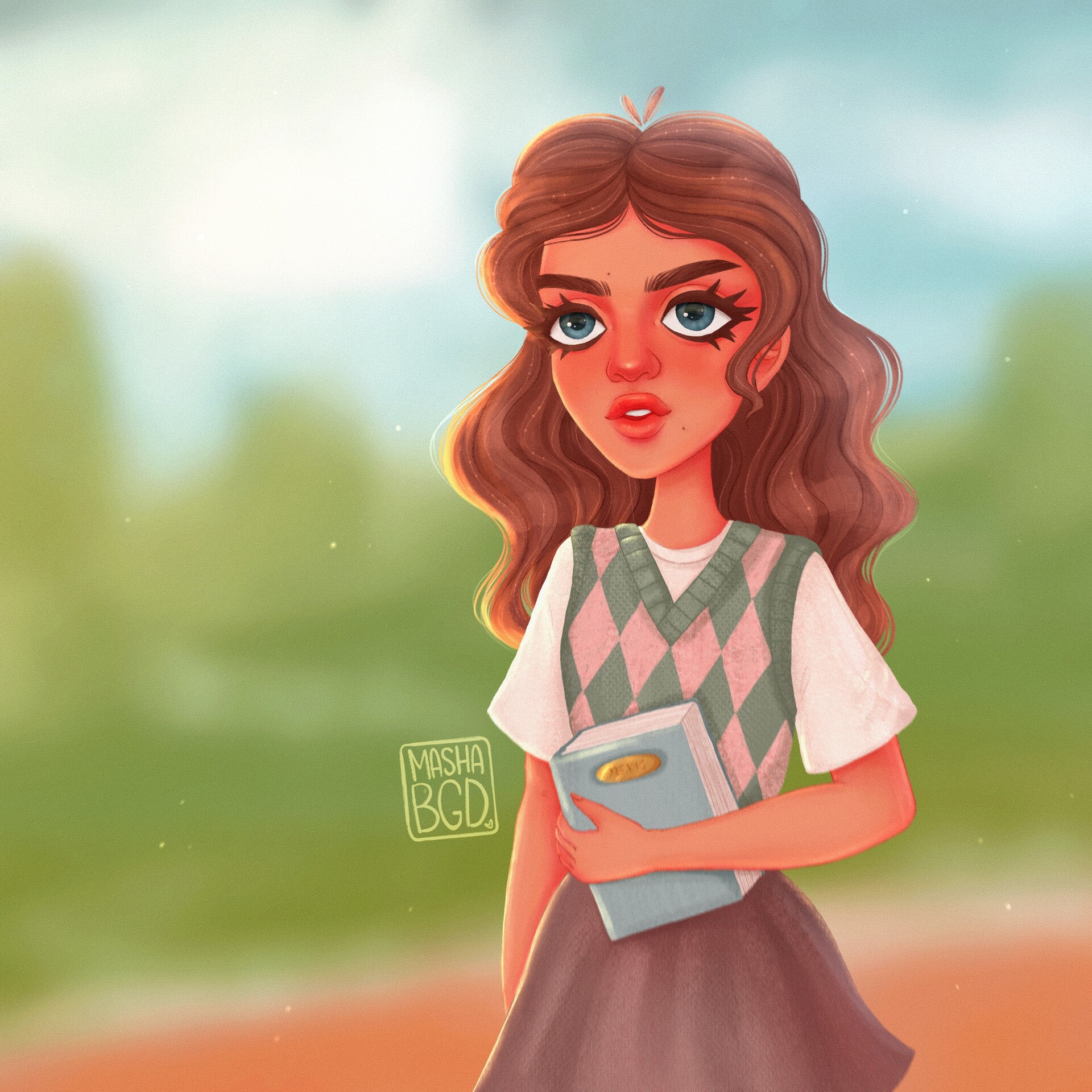 ArtStation - Portrait of a girl student