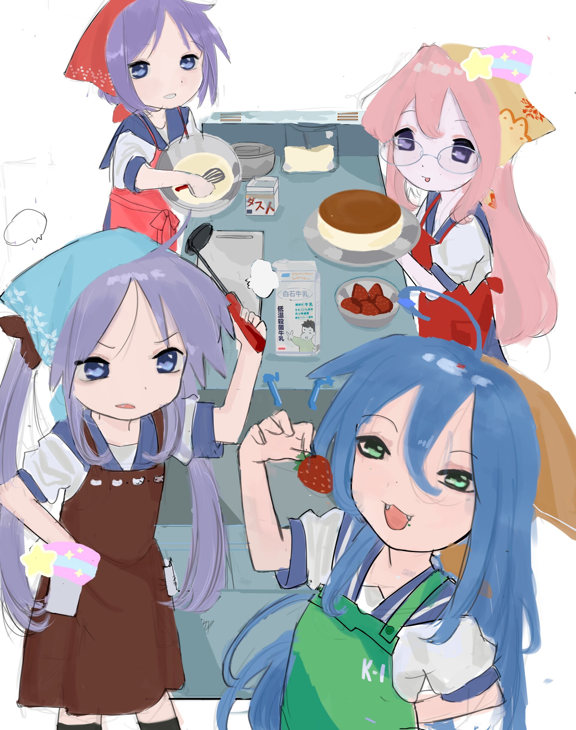 ArtStation - lucky star girls