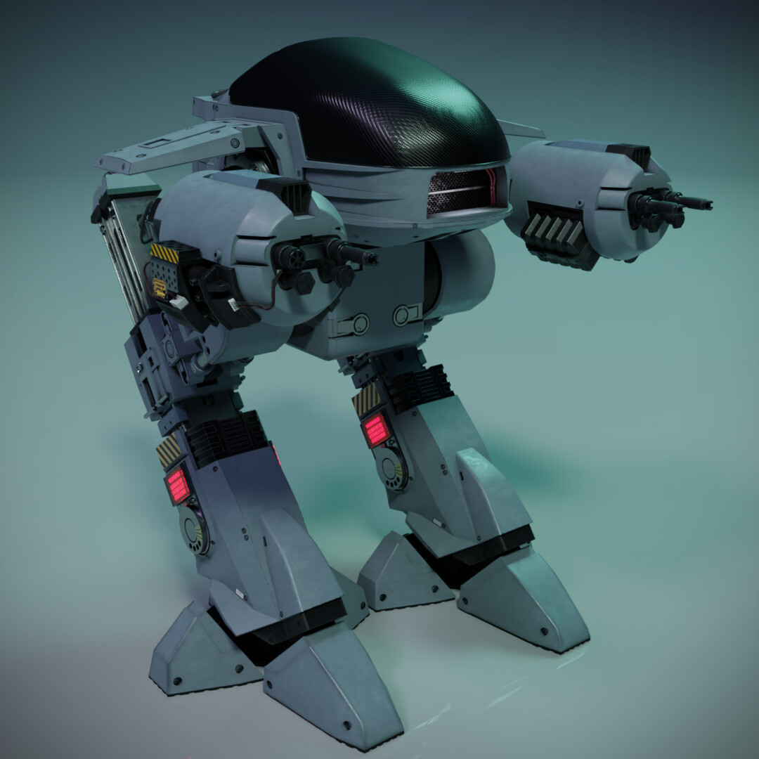 ArtStation - ED209: Views, angles and details