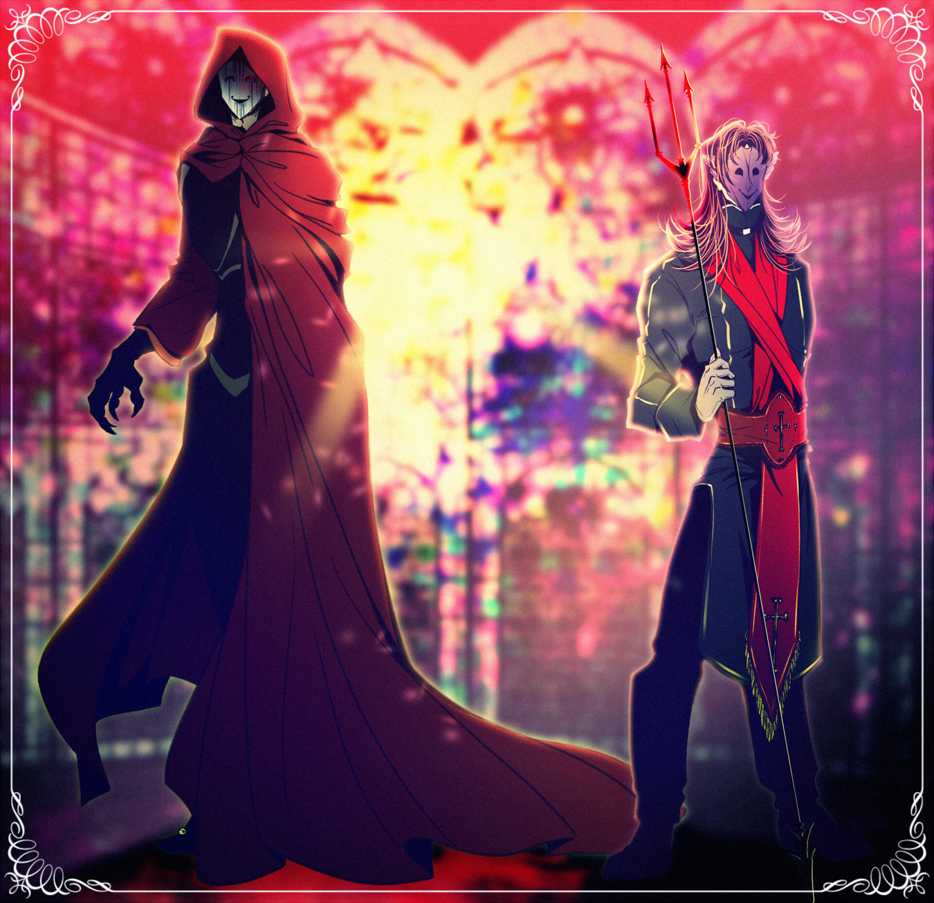 ArtStation - Witch and priest