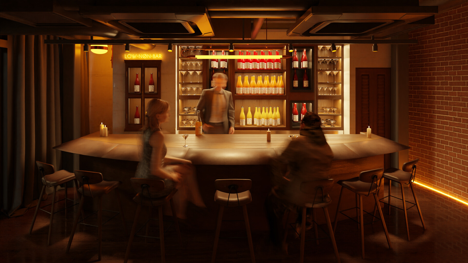 ArtStation - Non-alcoholic bar