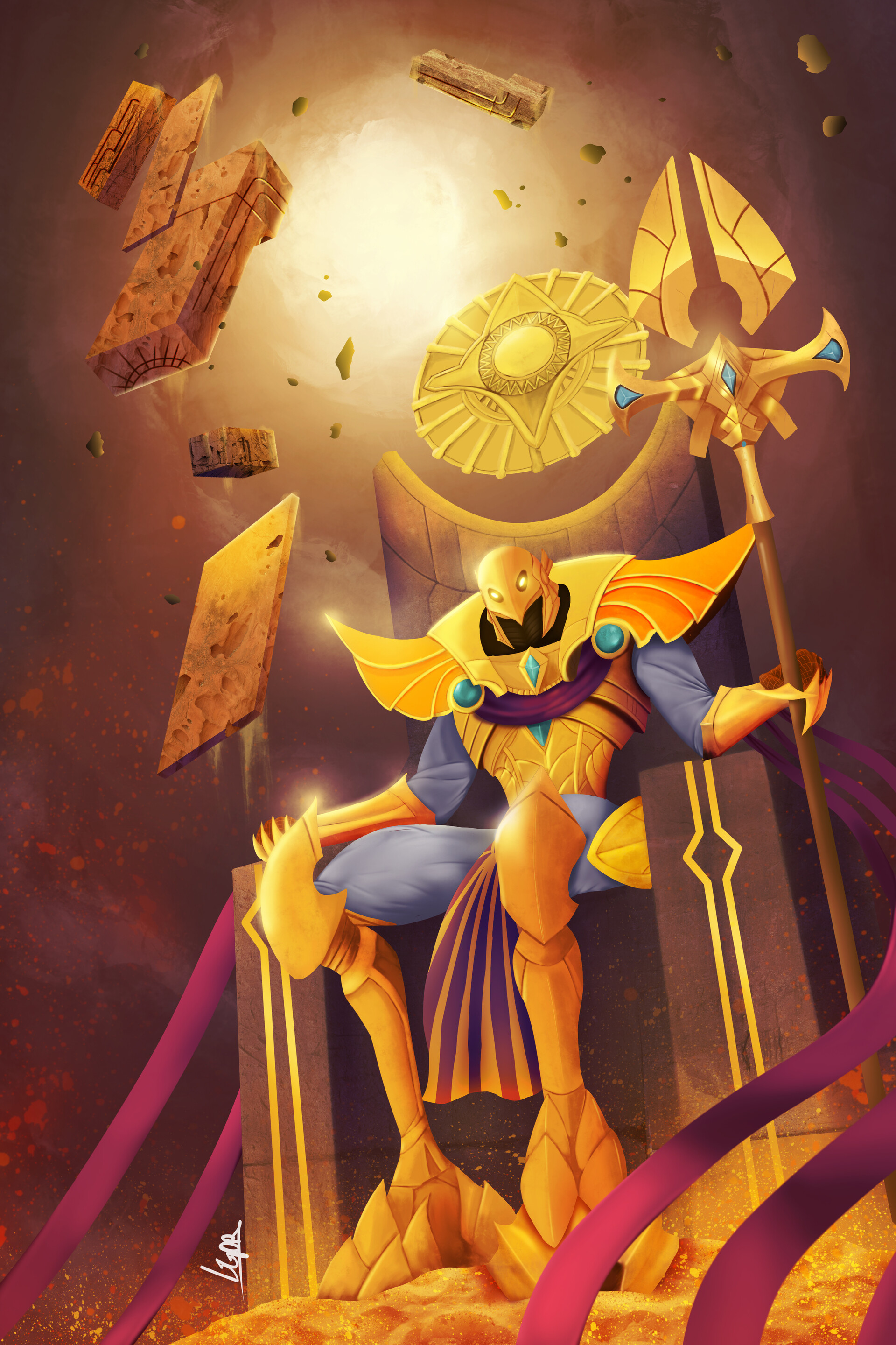 ArtStation - Azir Fan art