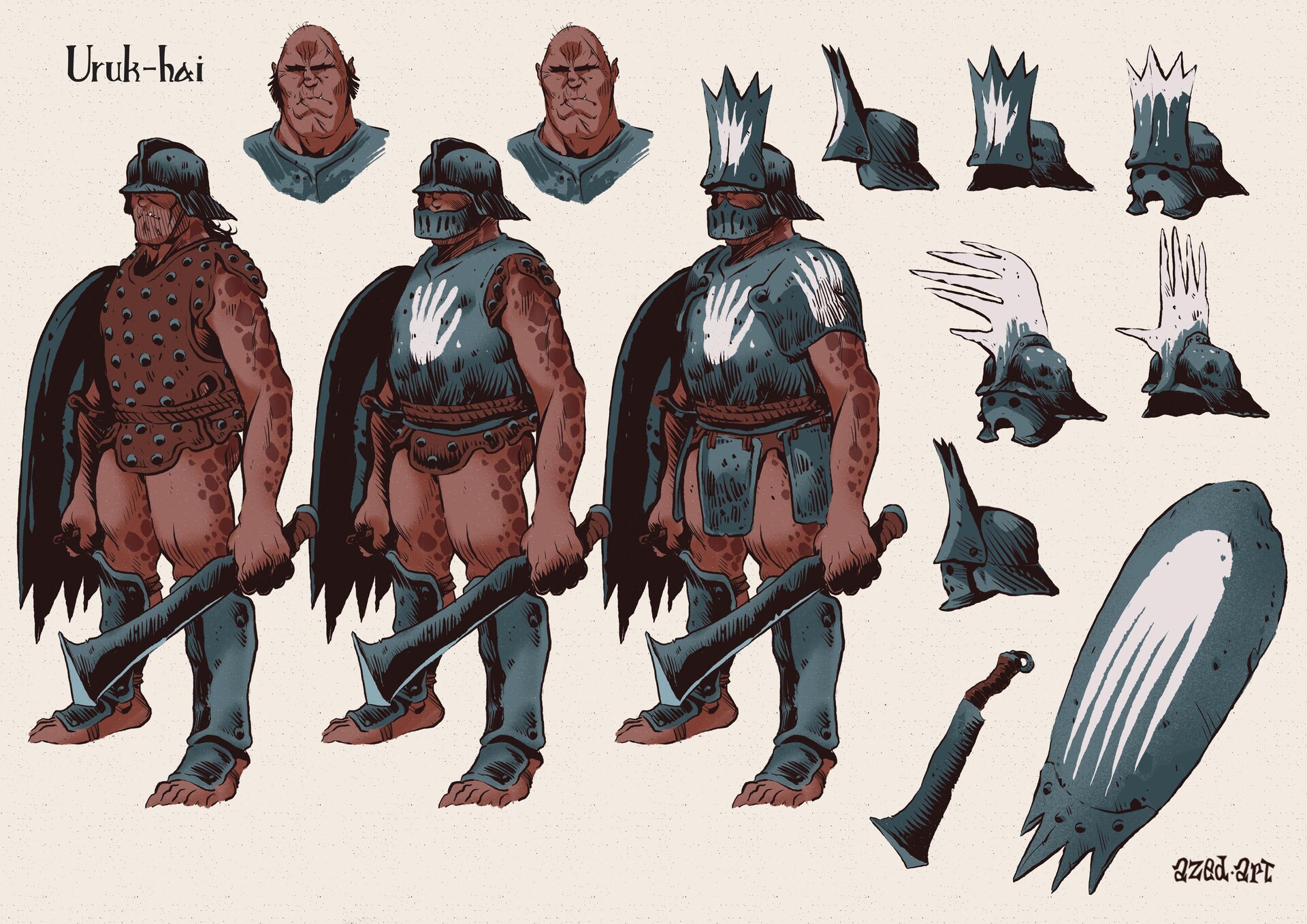 ArtStation - URUKS Chara Design