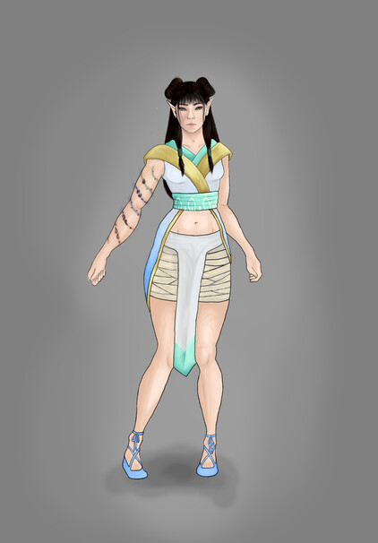 ArtStation - Chinese Mythology 'Nuwa' Character Design