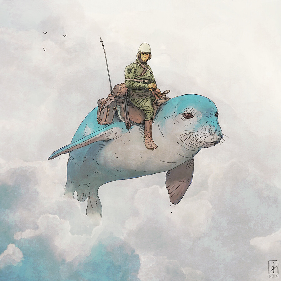 ArtStation - Seal Rider