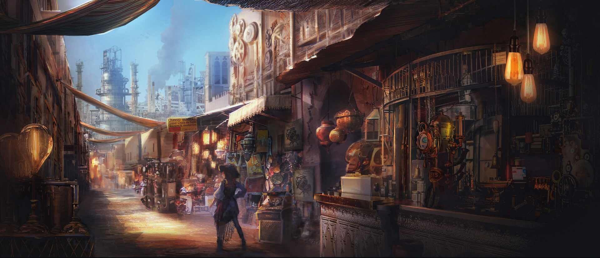 ArtStation - Steampunk City