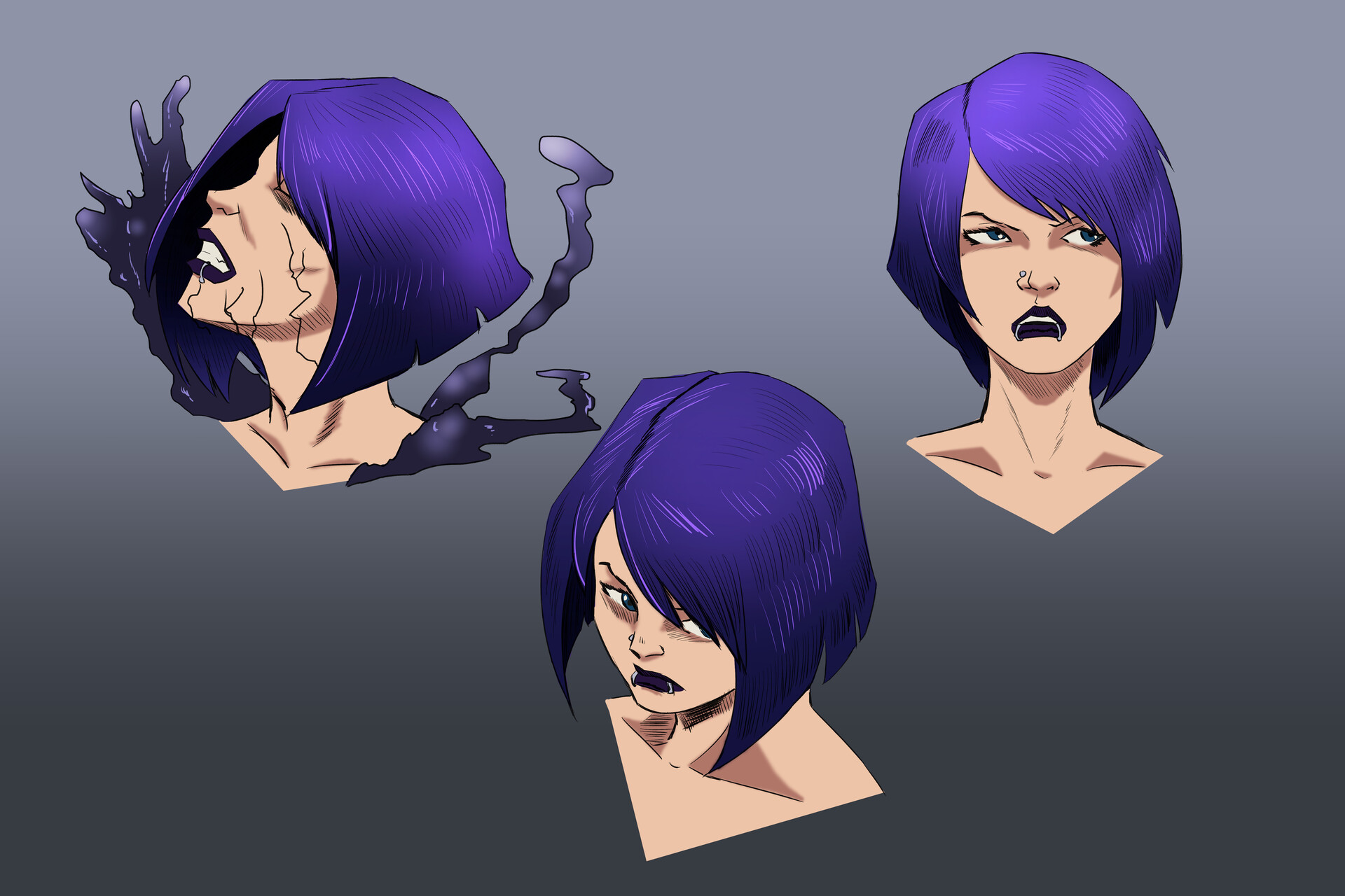 DStevensArt - Andi Benton Character Art Sheets